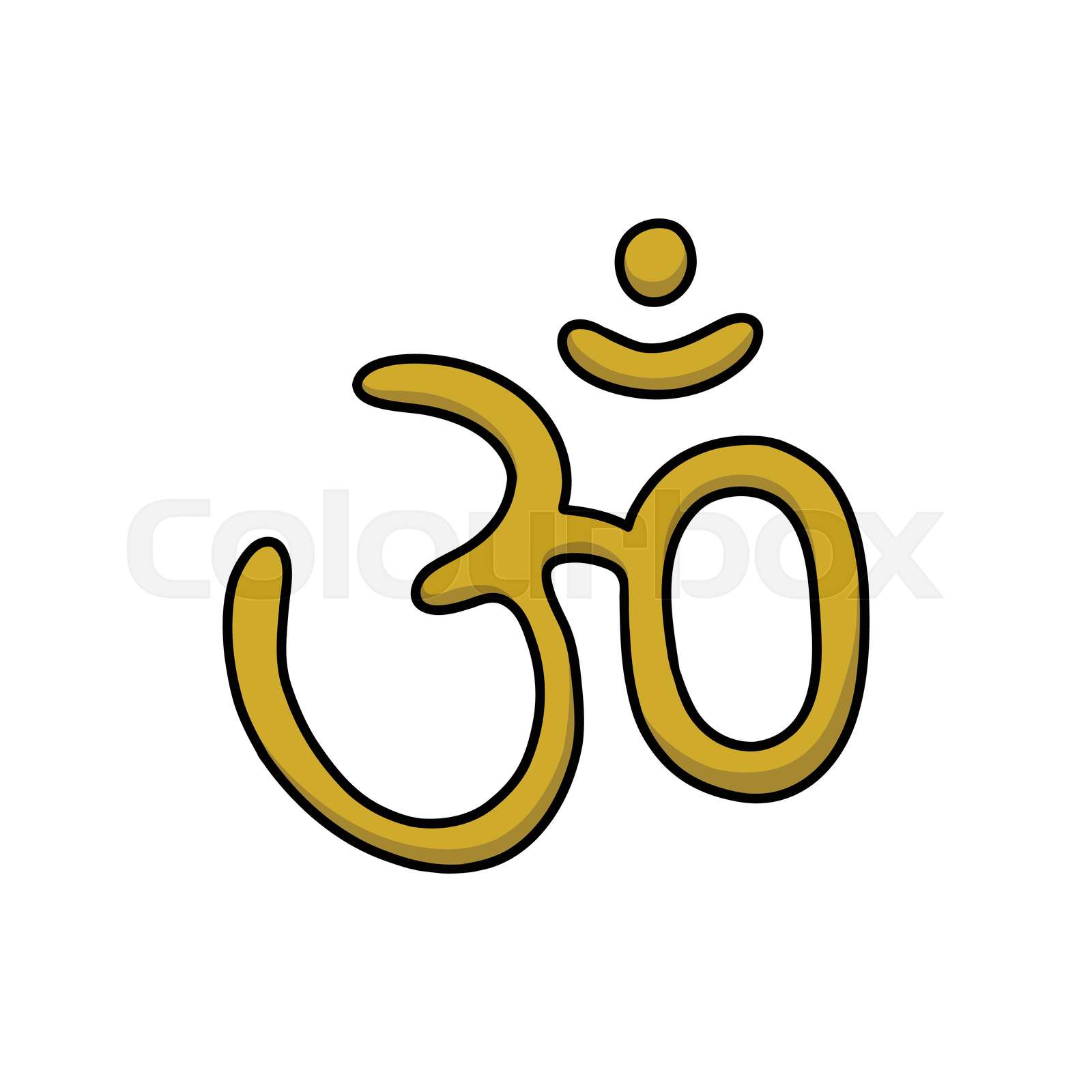 om, vektor, zeichen | Stock-Vektor | Colourbox