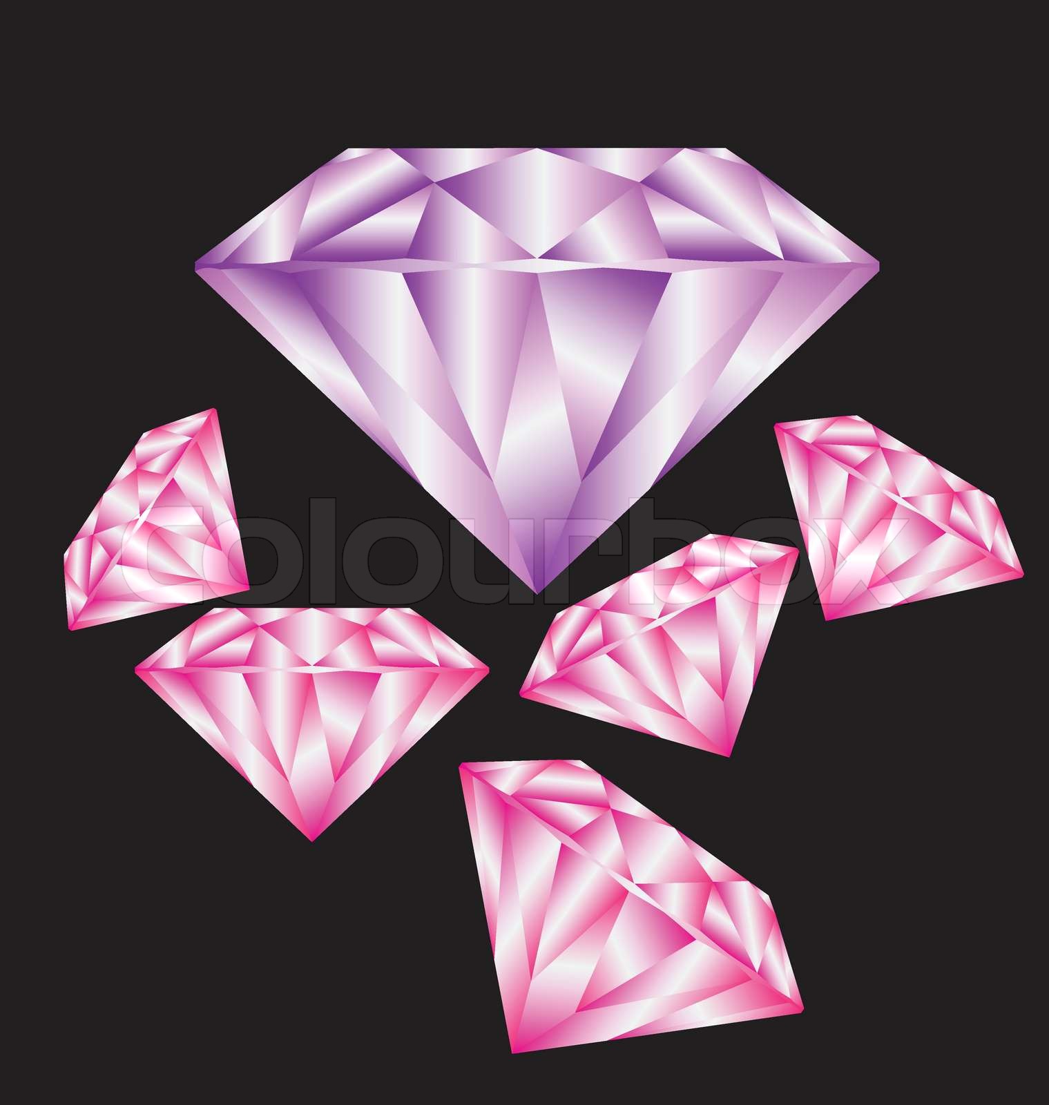 Diamond Cut | Stock vector | Colourbox