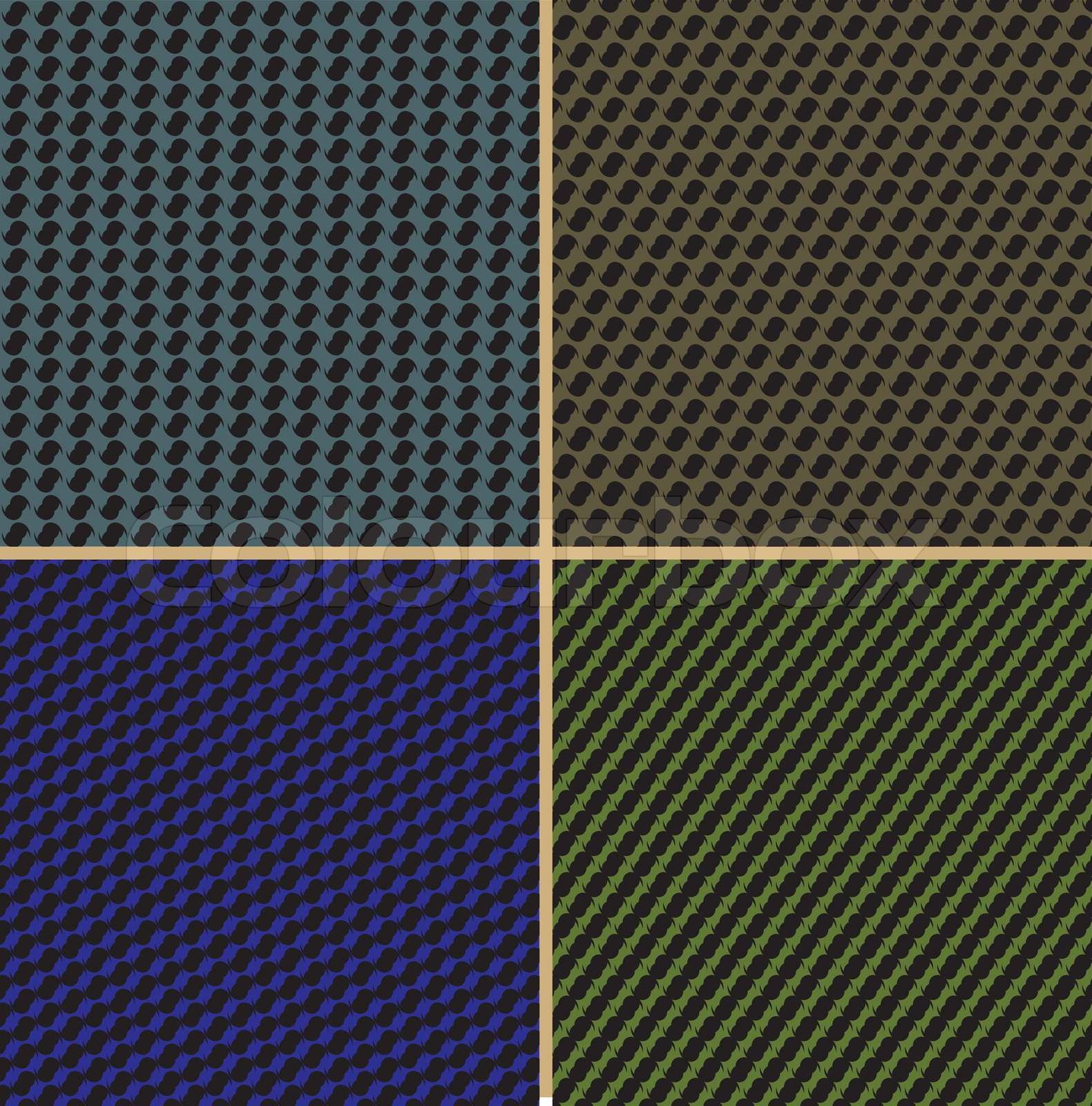 Fabric Pattern | Stock vector | Colourbox