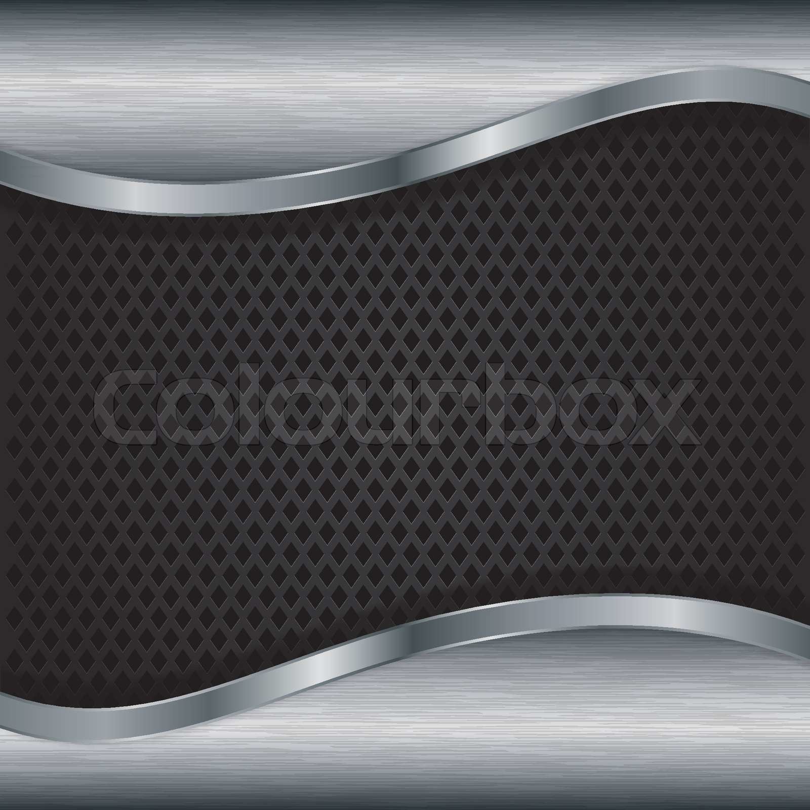 Abstract metallic background, vector illustration | Stock vector ...