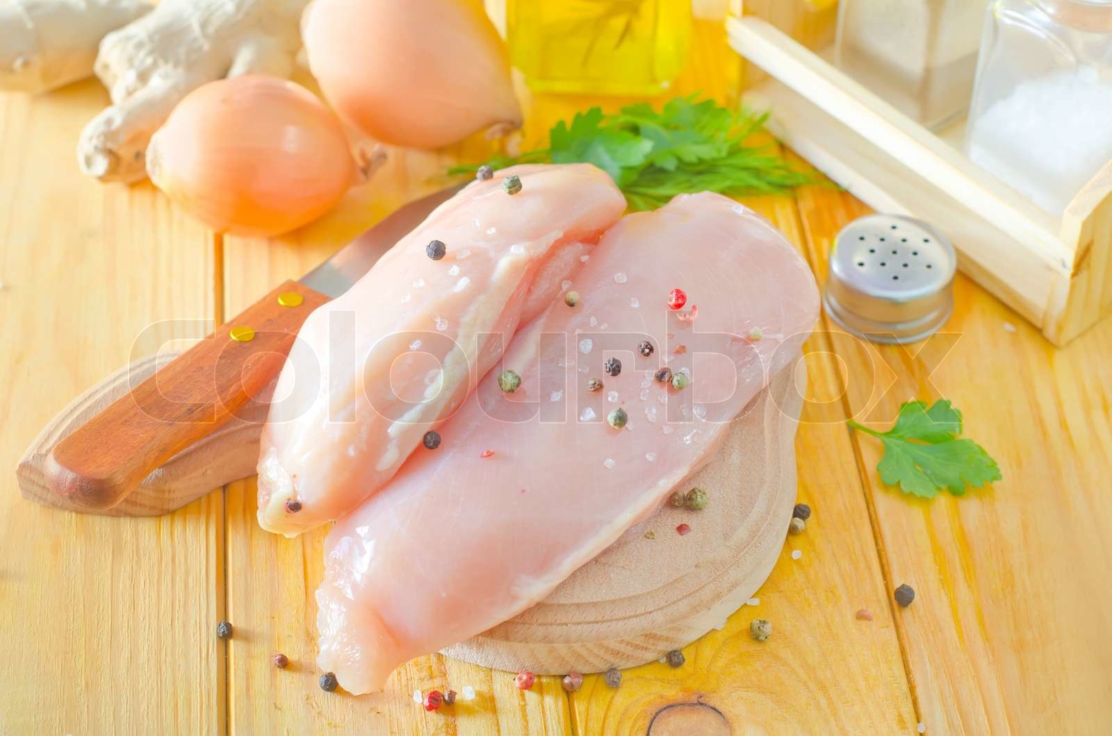 chicken fillet | Stock image | Colourbox