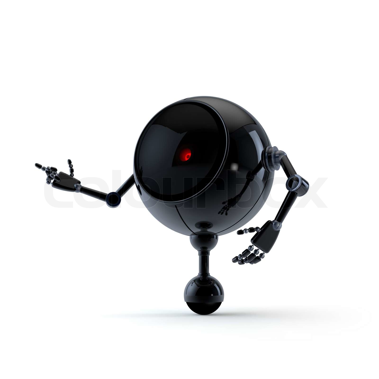 Robot Point Side | Stock image | Colourbox