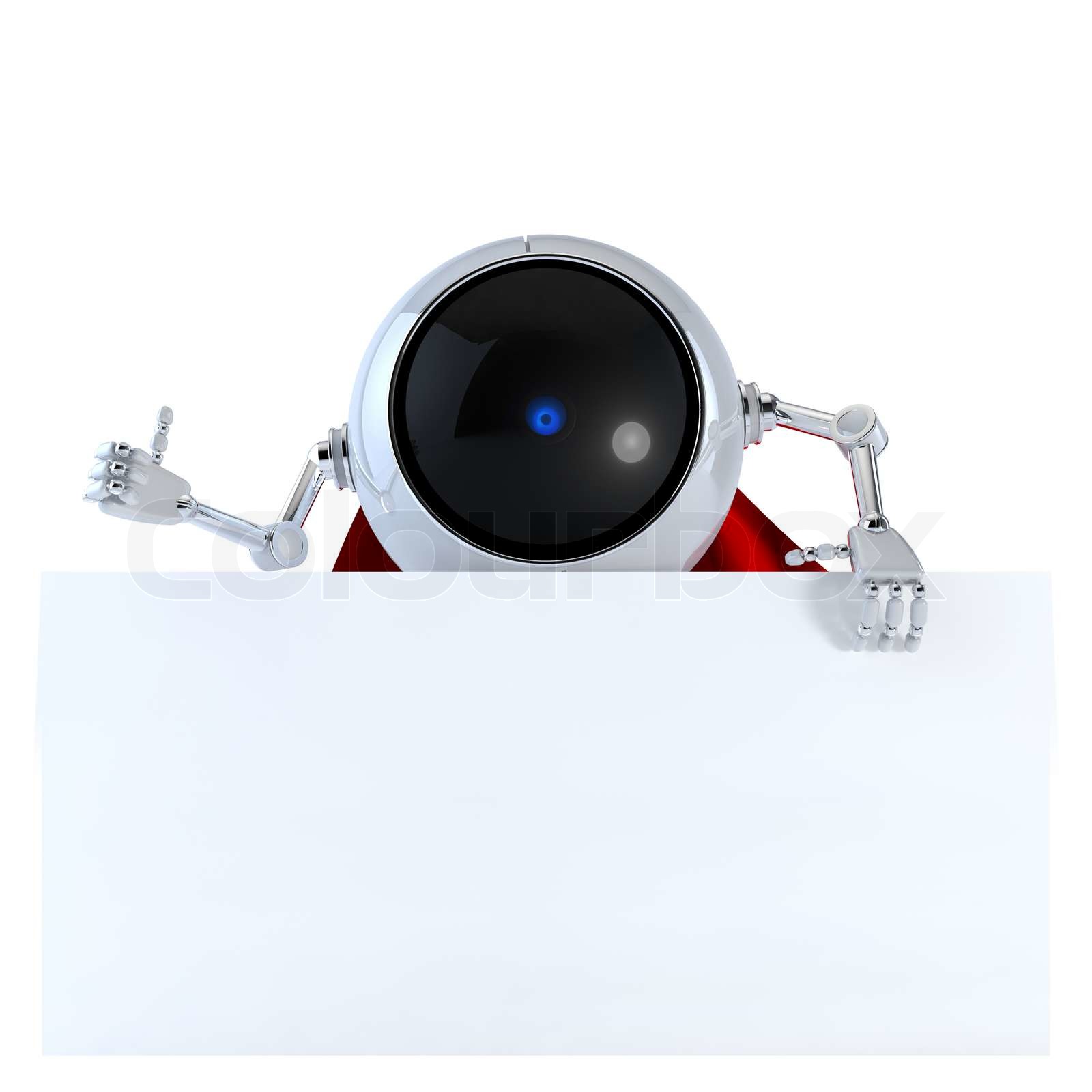 Robot Point Side | Stock image | Colourbox