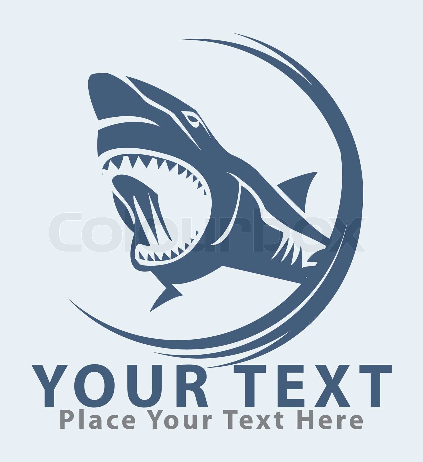 shark symbol | Stock vector | Colourbox