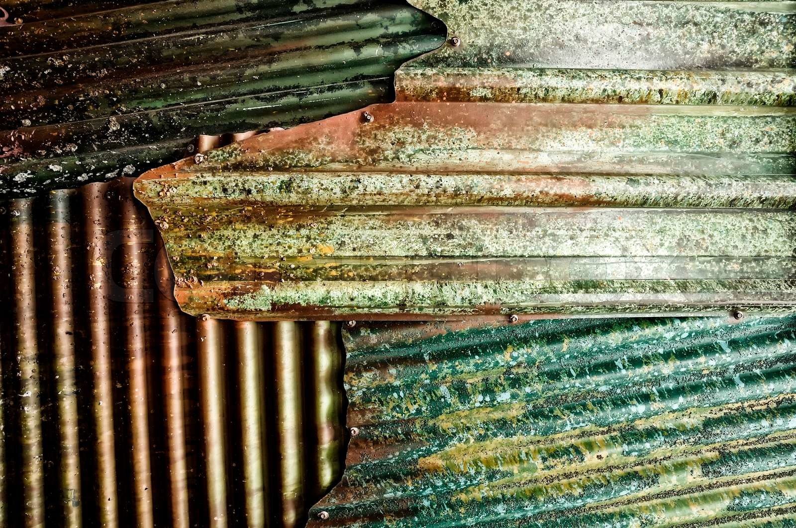 Ancient steel plate | Stock image | Colourbox