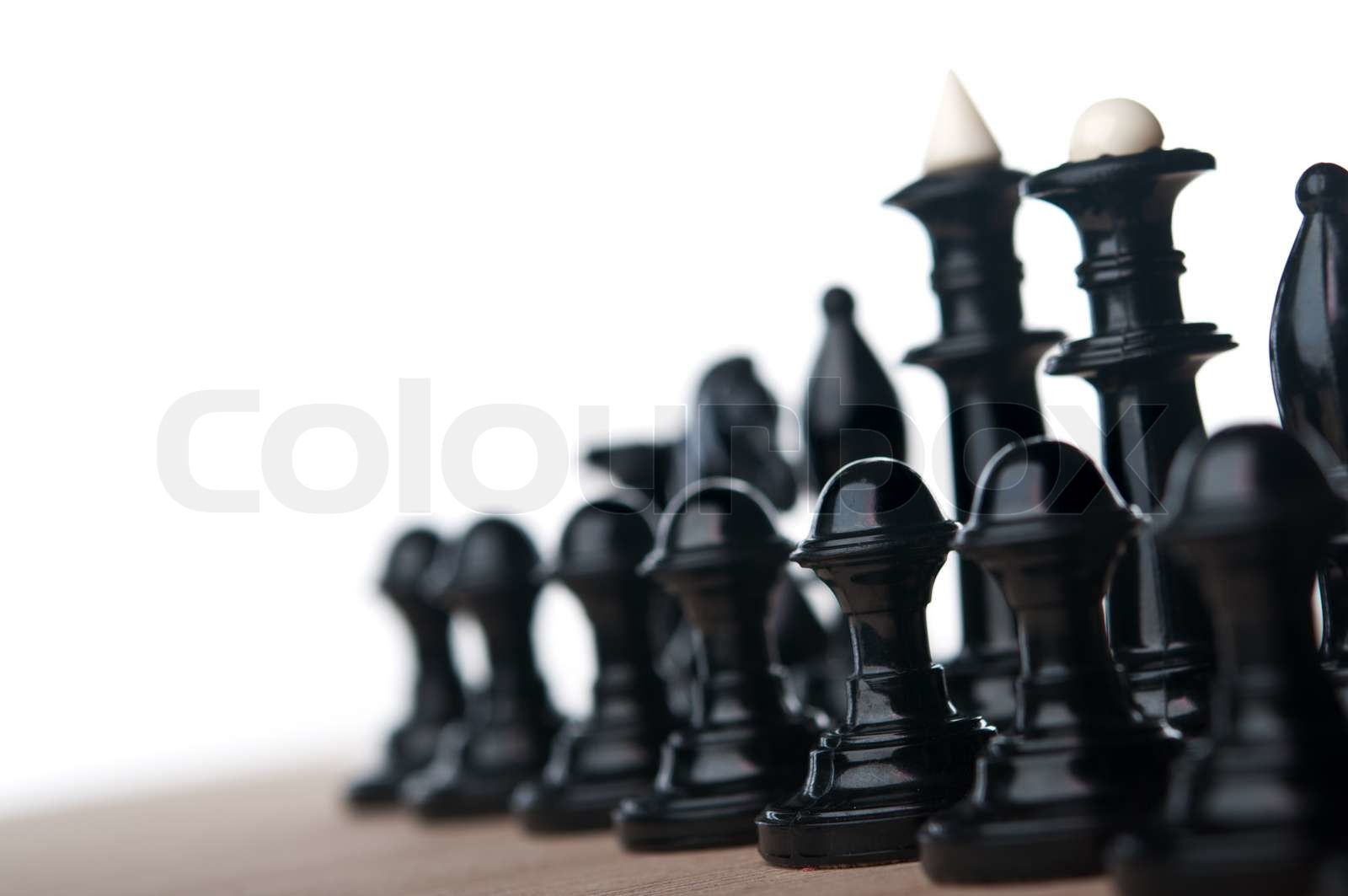 chess pieces isolated | Stock image | Colourbox