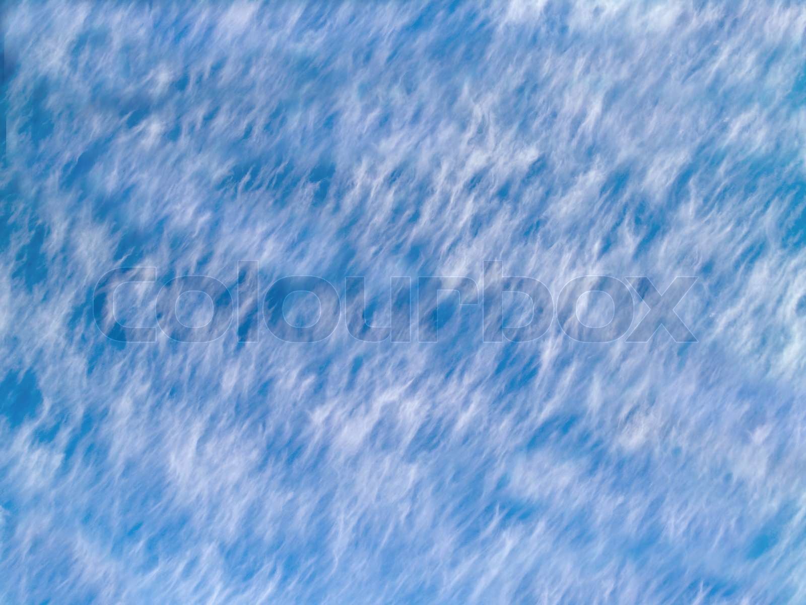 Wispy Clouds Background | Stock image | Colourbox