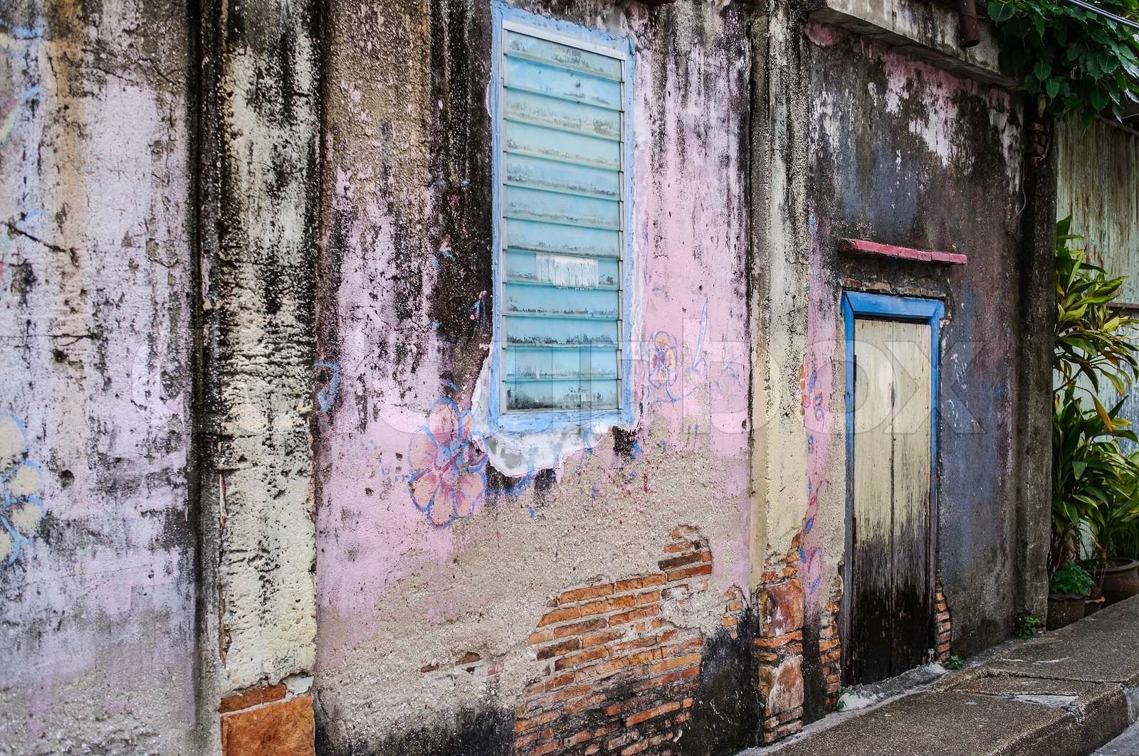 old house wall texture | Stock image | Colourbox