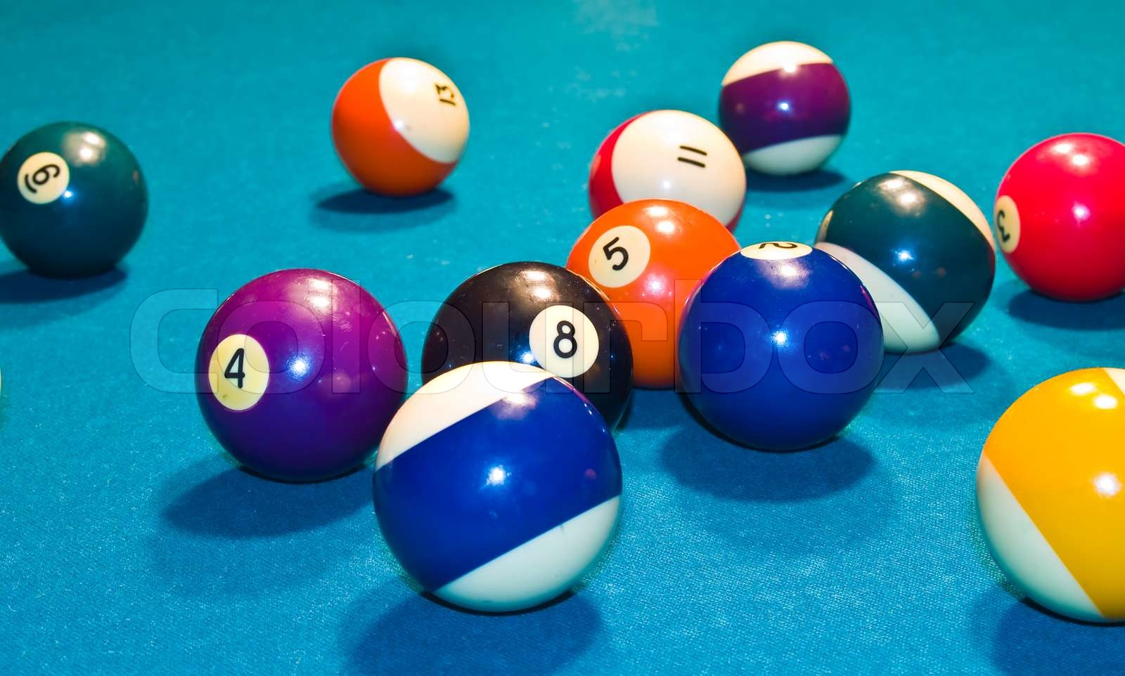 Pool Balls Background