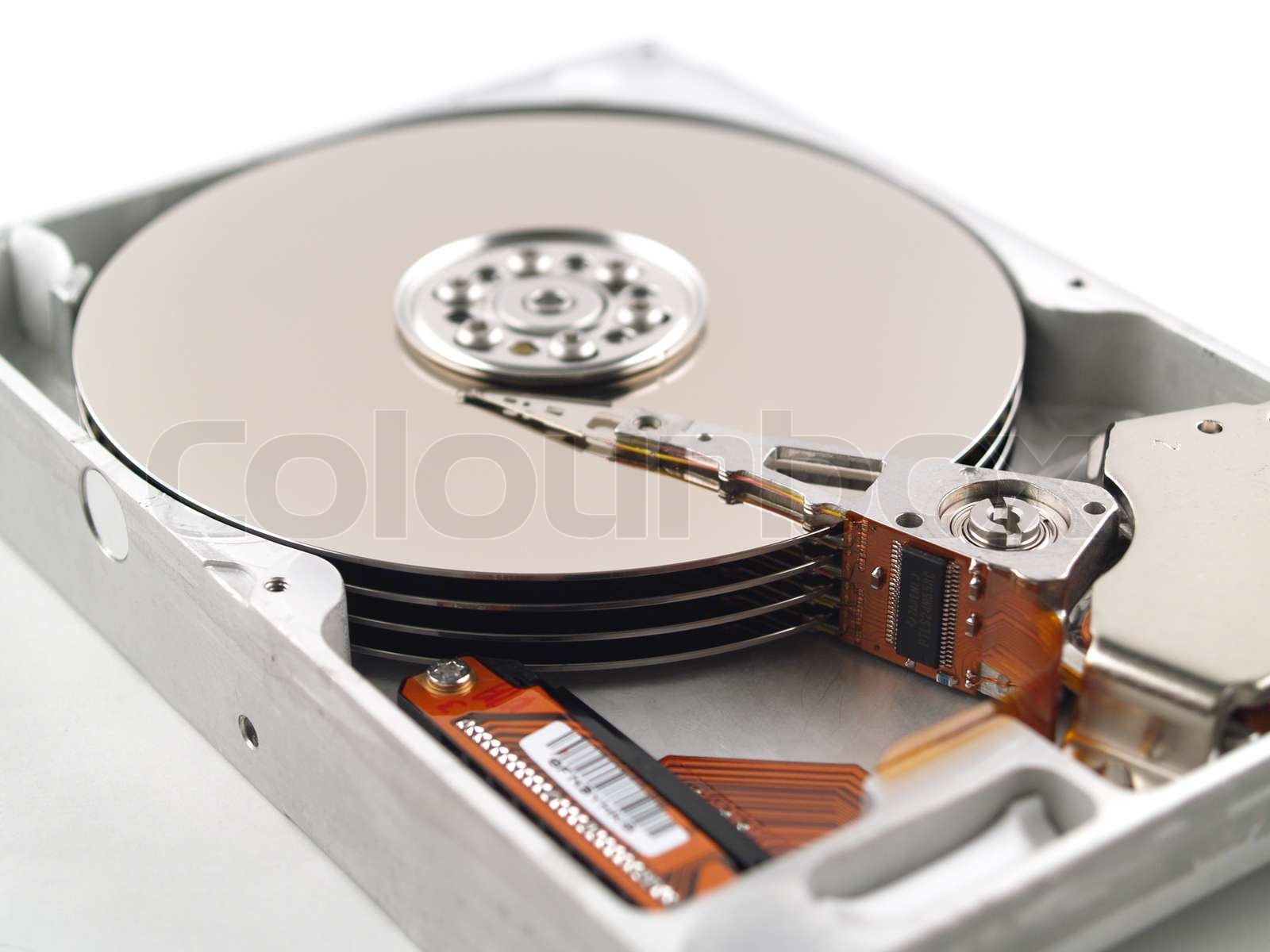 Internal Hard Drive with the Case Opened | Stock image | Colourbox