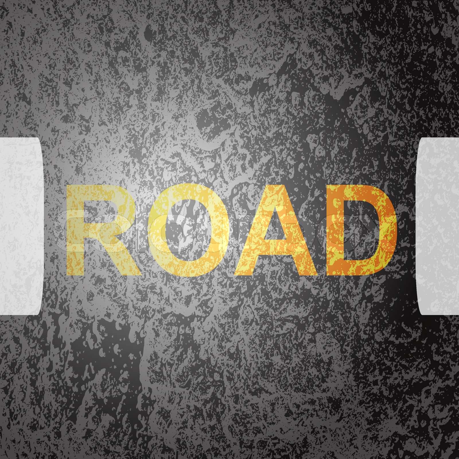 asphalt road surface | Stock vector | Colourbox