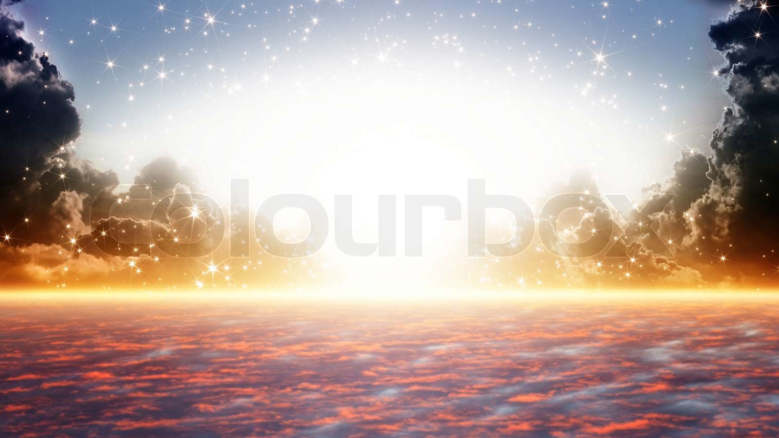 Beautiful sunrise, heaven | Stock image | Colourbox