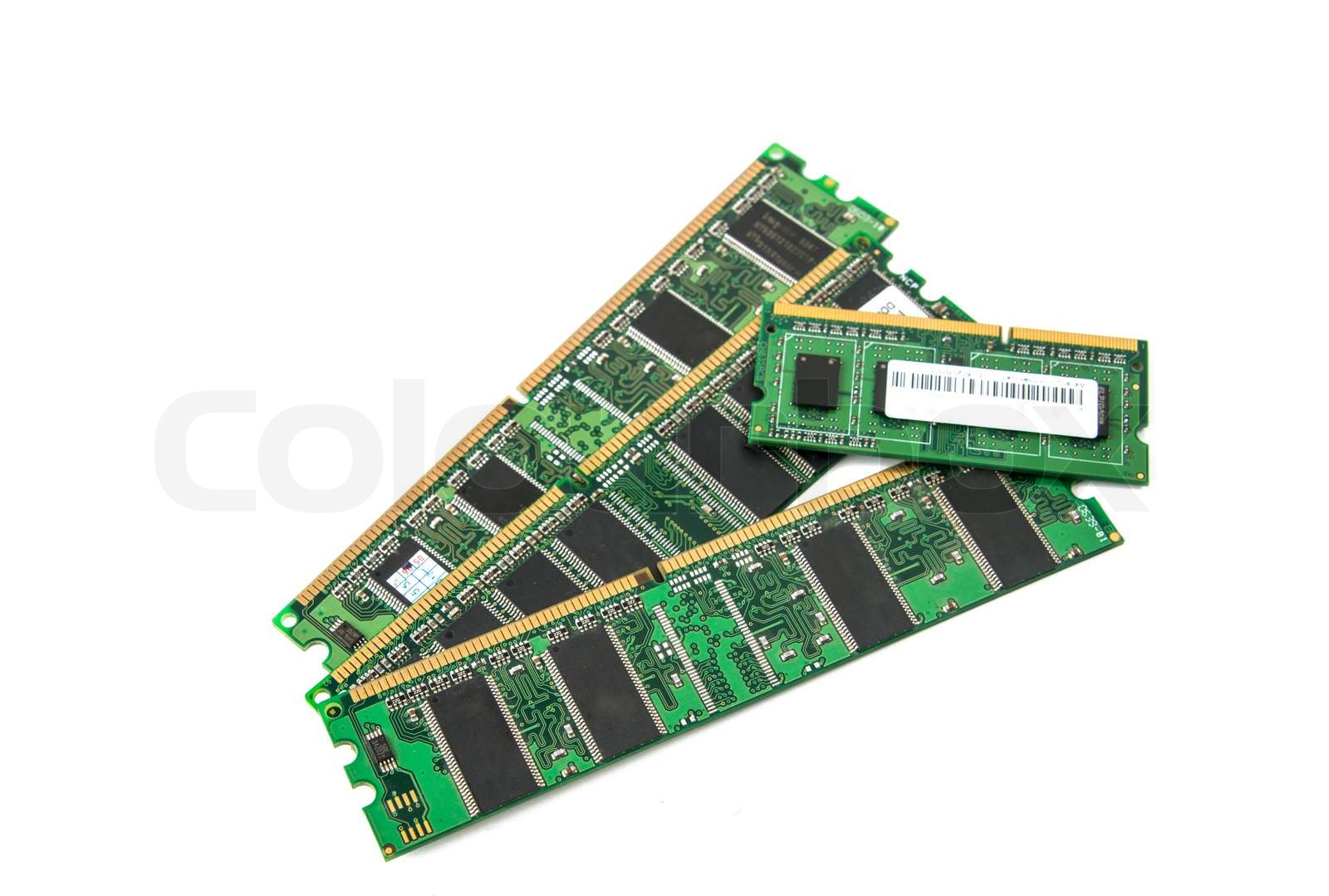 DDR RAM stick isolated | Stock image | Colourbox