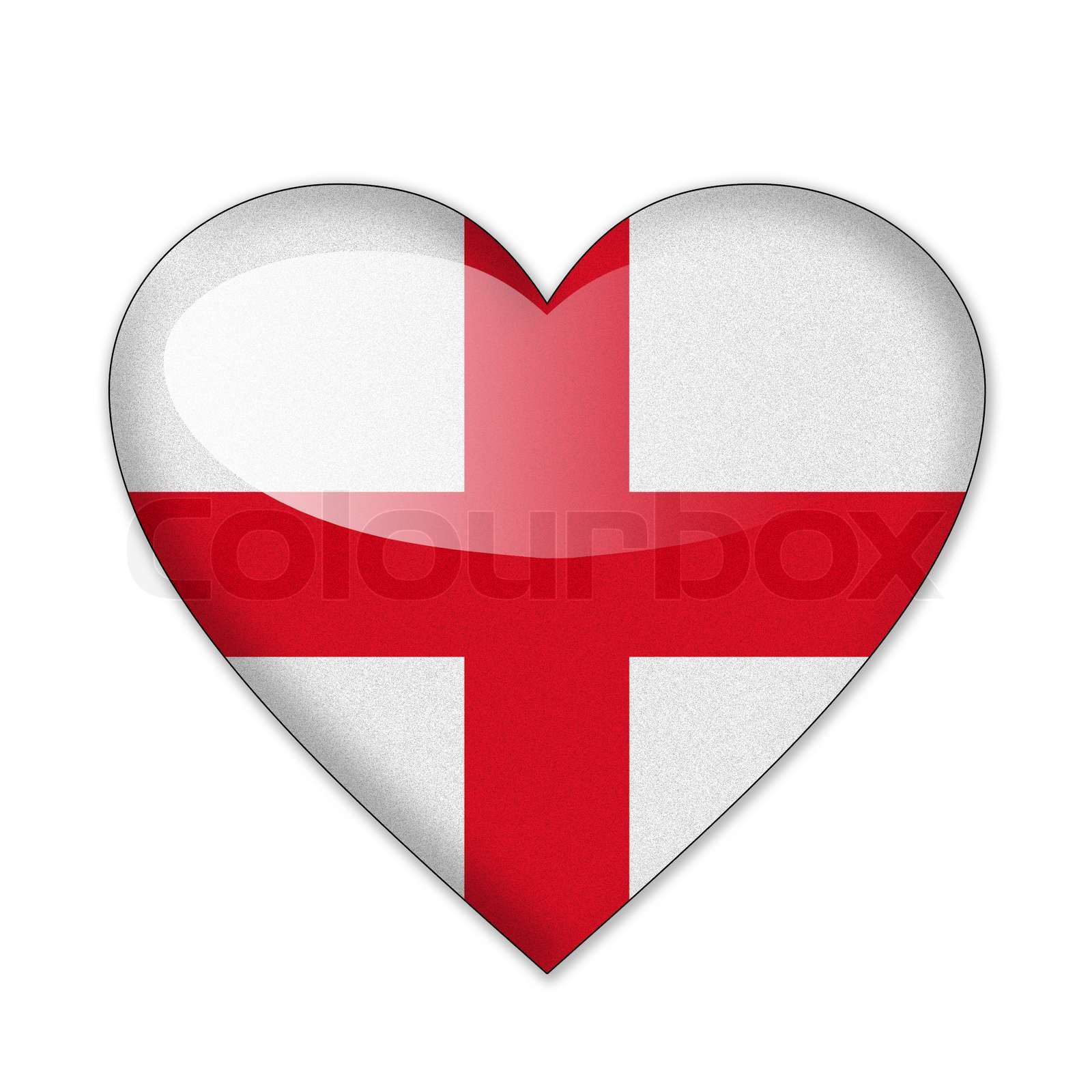 England Flag Shape
