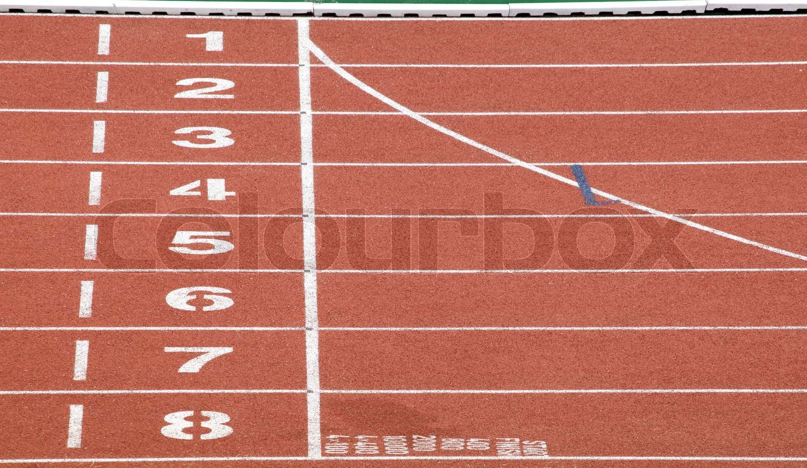 Start-und Zielpunkt der Rennstrecke | Stock Bild | Colourbox