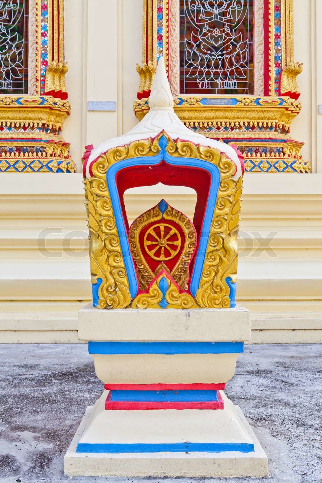 Boundary marker of a temple | Stock image | Colourbox
