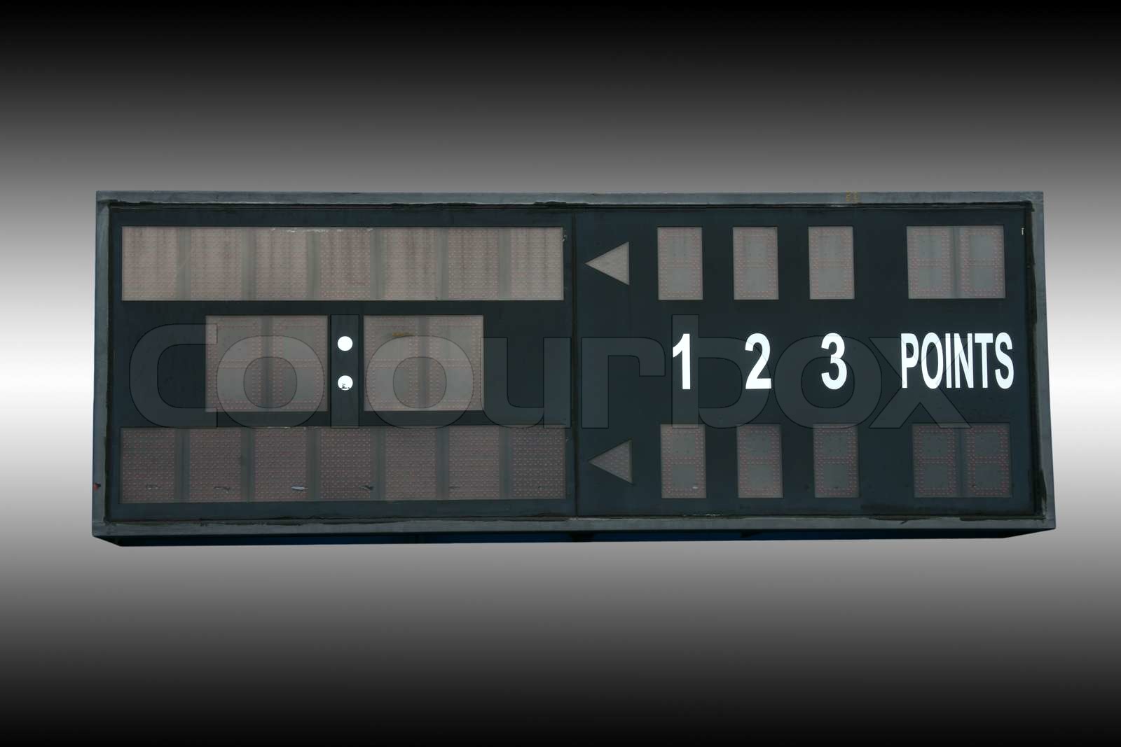 Empty Tennis Scoreboard | Stock image | Colourbox