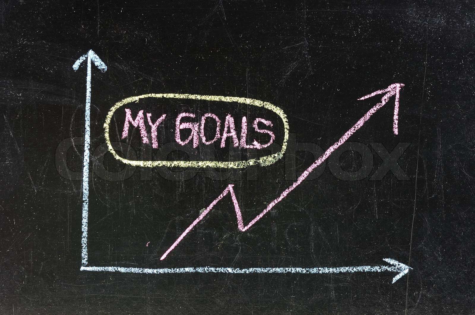 Business Chart showing positive growth | Stock image | Colourbox