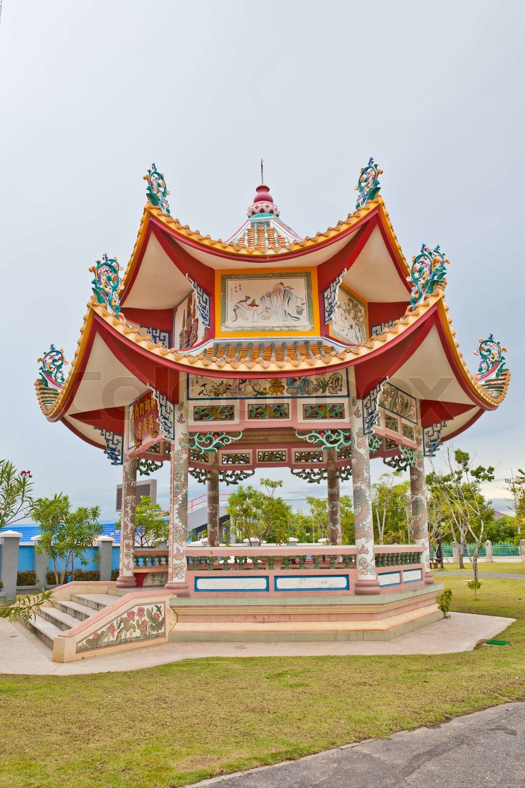 Chinese style pavilion | Stock image | Colourbox