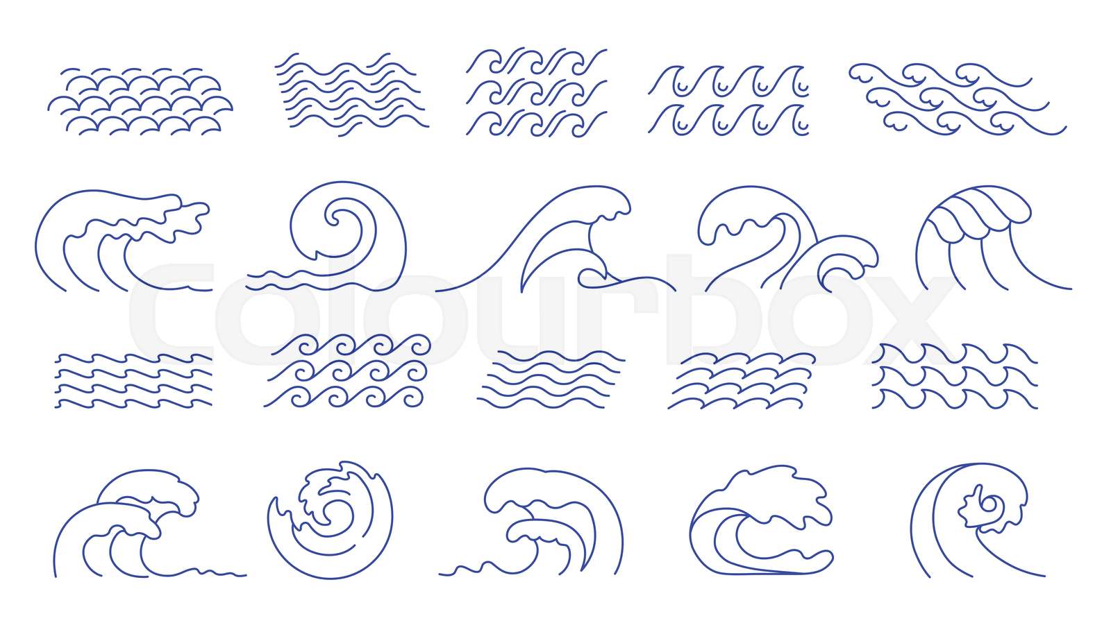 Ocean Drawing Simple