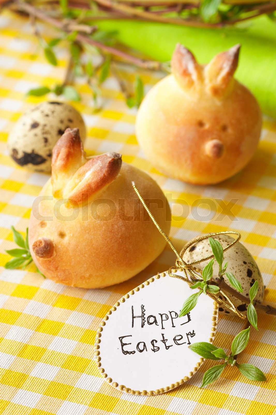 Easter bunny buns | Stock image | Colourbox
