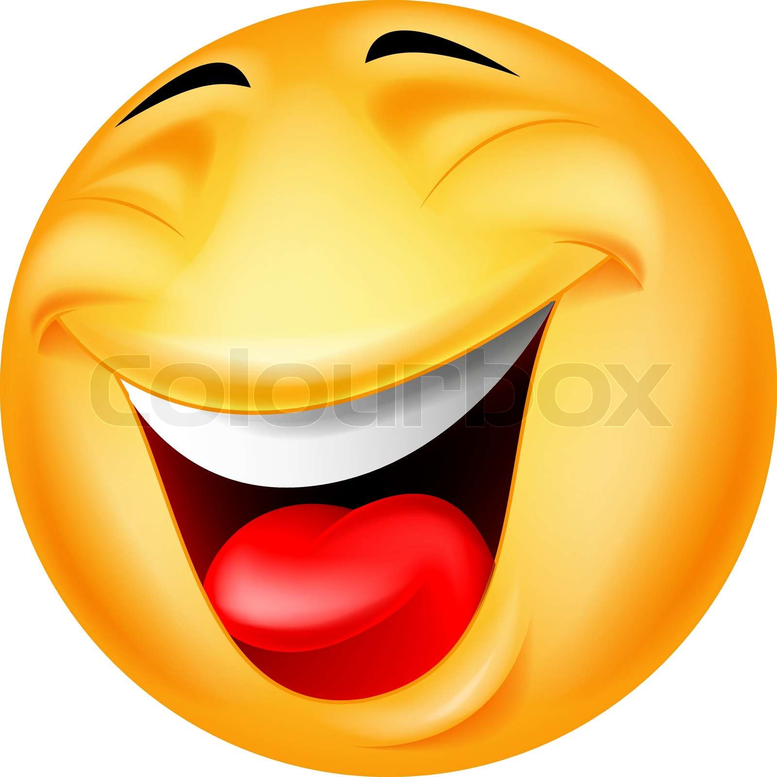 Smiling smiley | Stock vector | Colourbox
