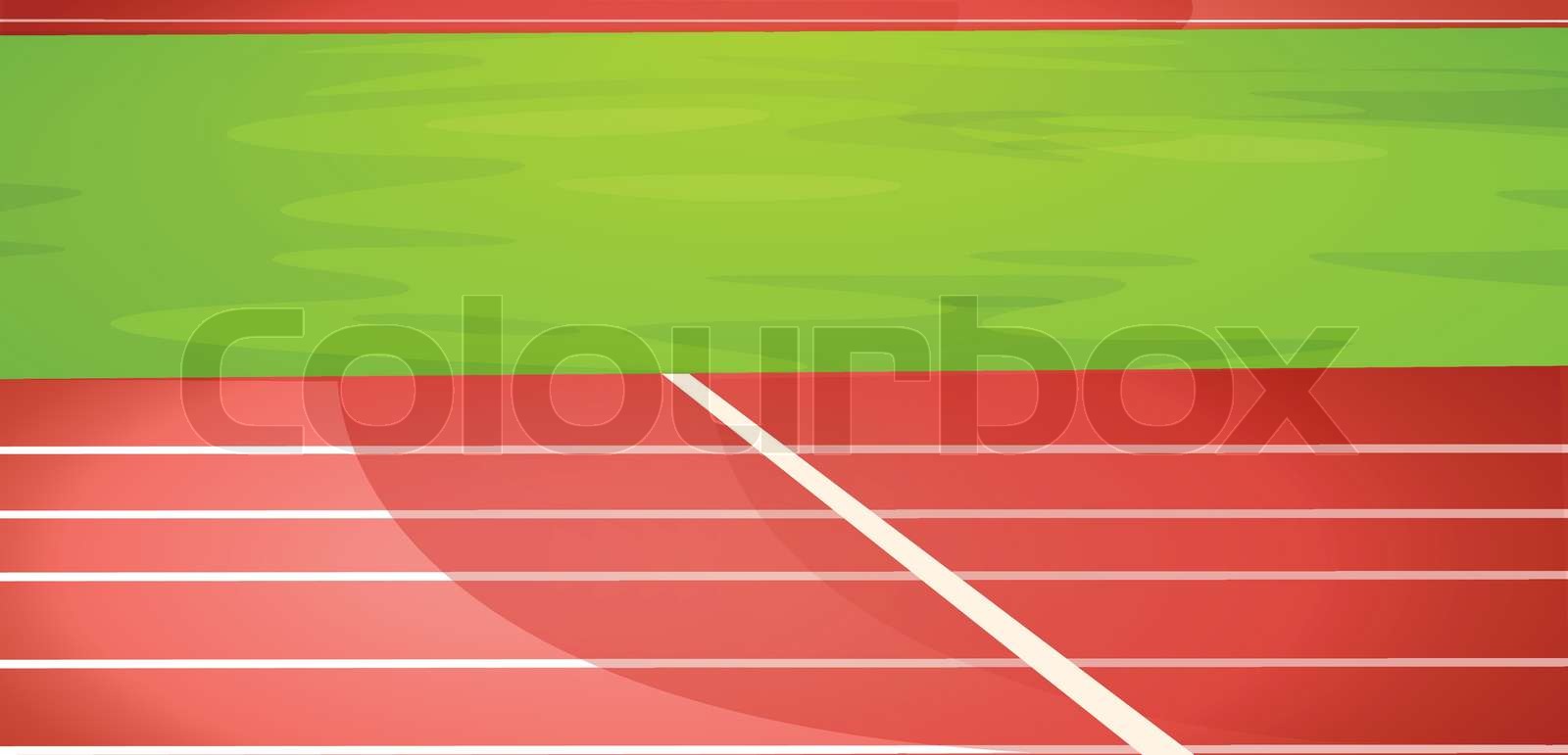 Track lanes | Stock vector | Colourbox