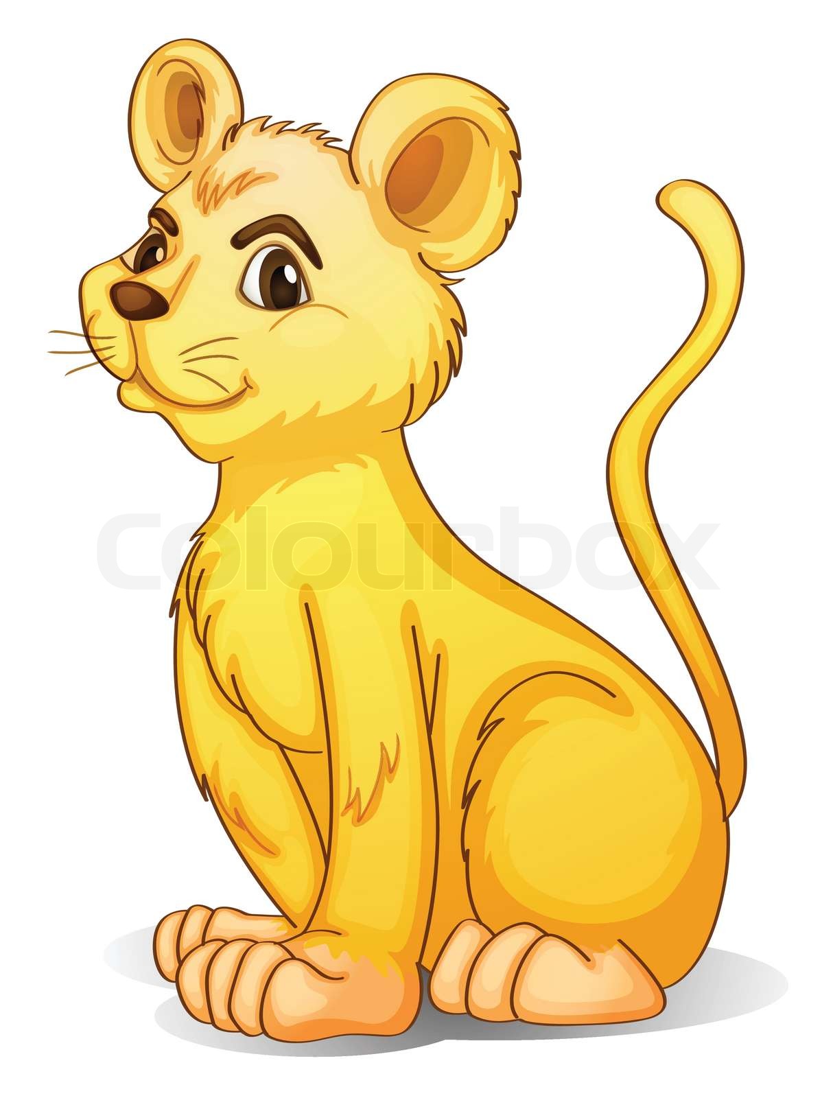 cub auf weiß | Stock-Vektor | Colourbox