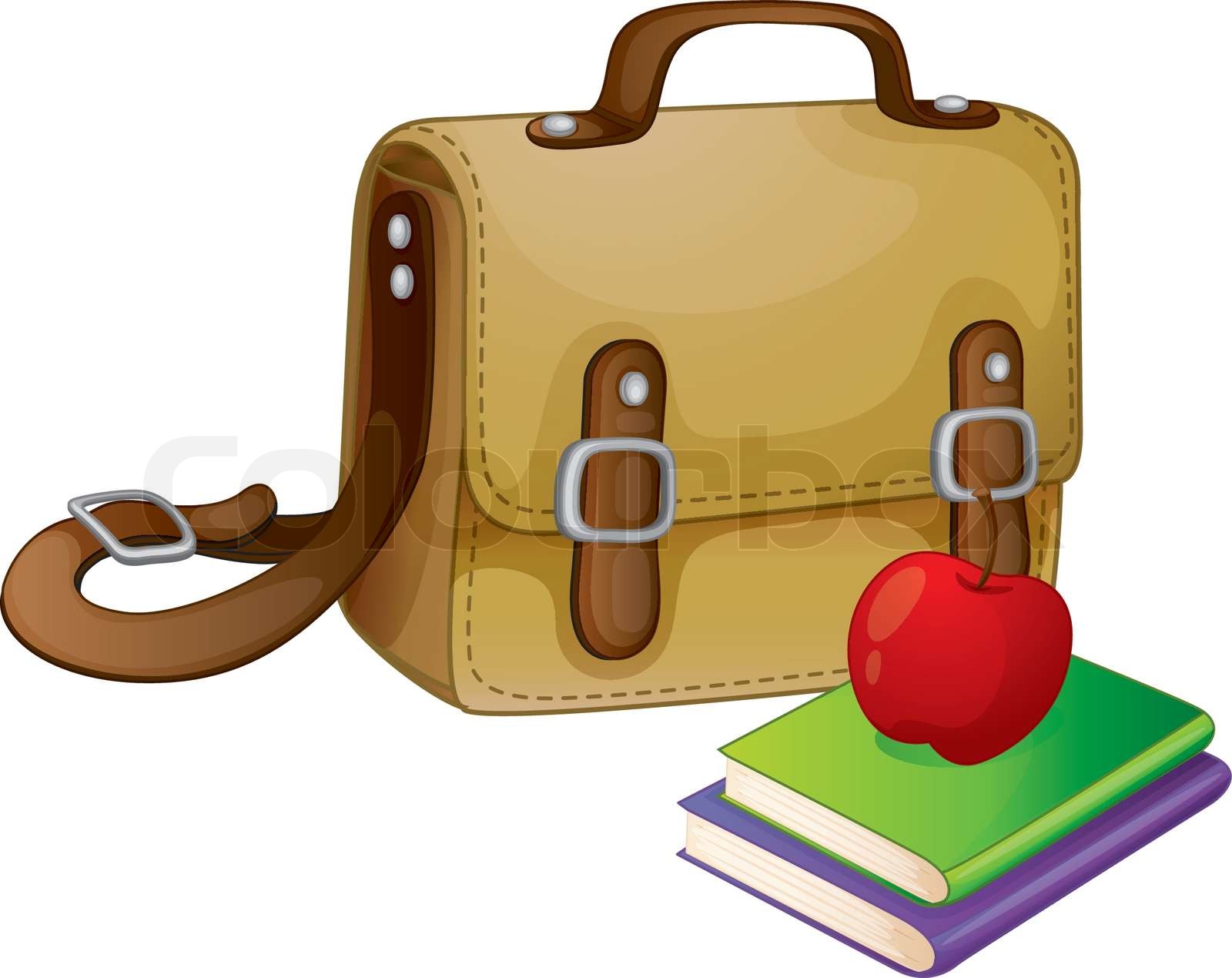 school bag | Stock vector | Colourbox