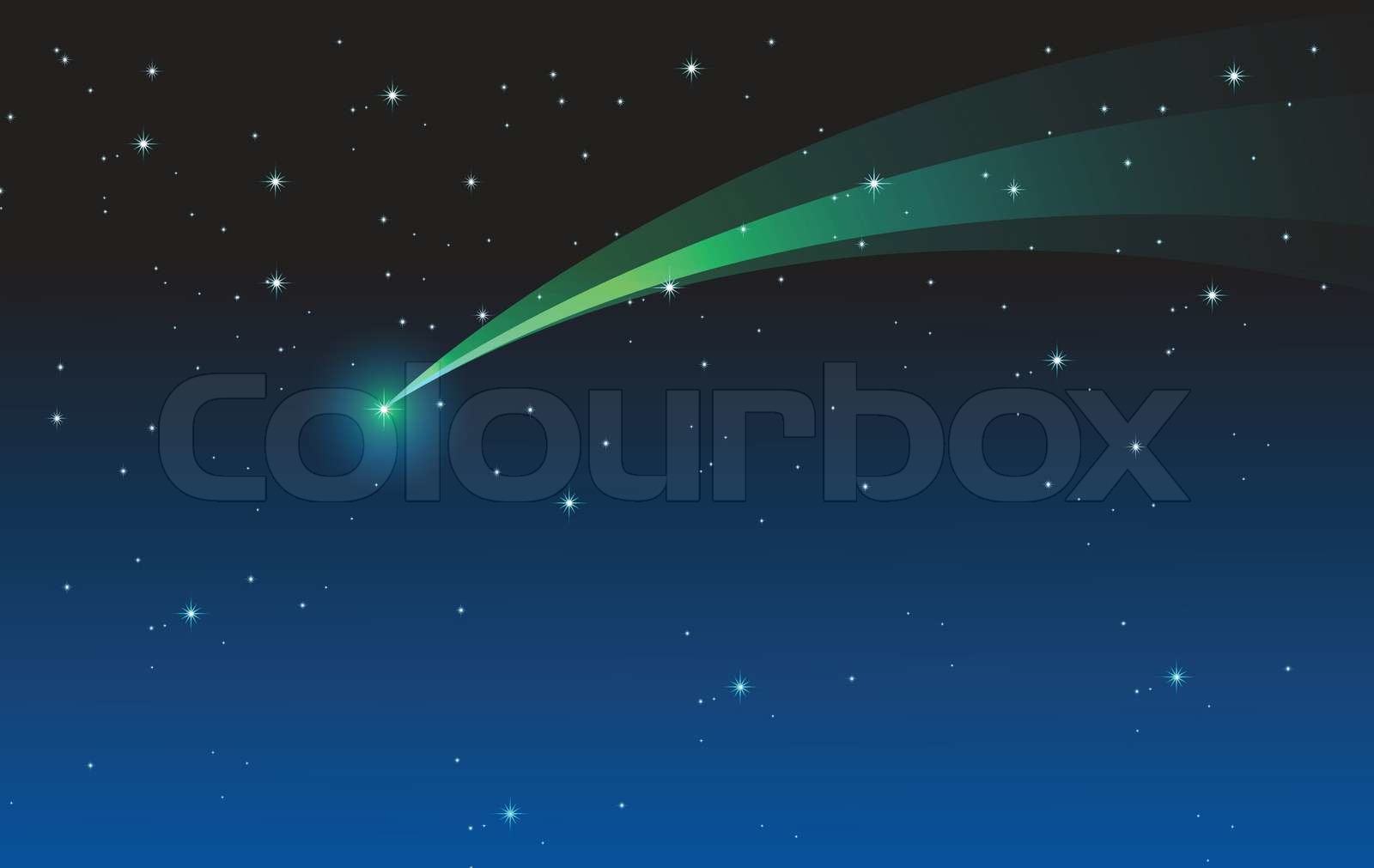 comet | Stock vector | Colourbox