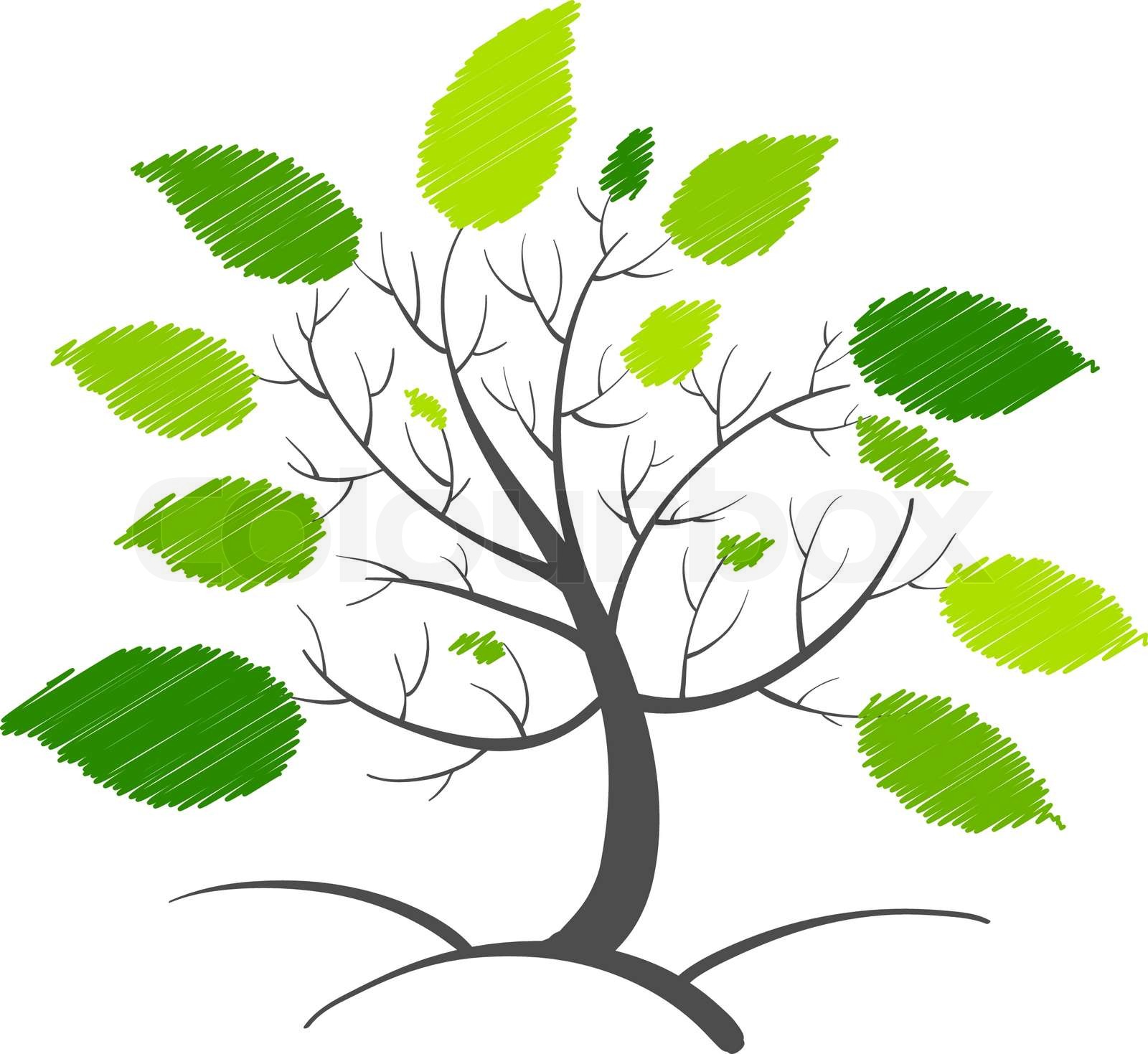Abstract tree | Stock vector | Colourbox