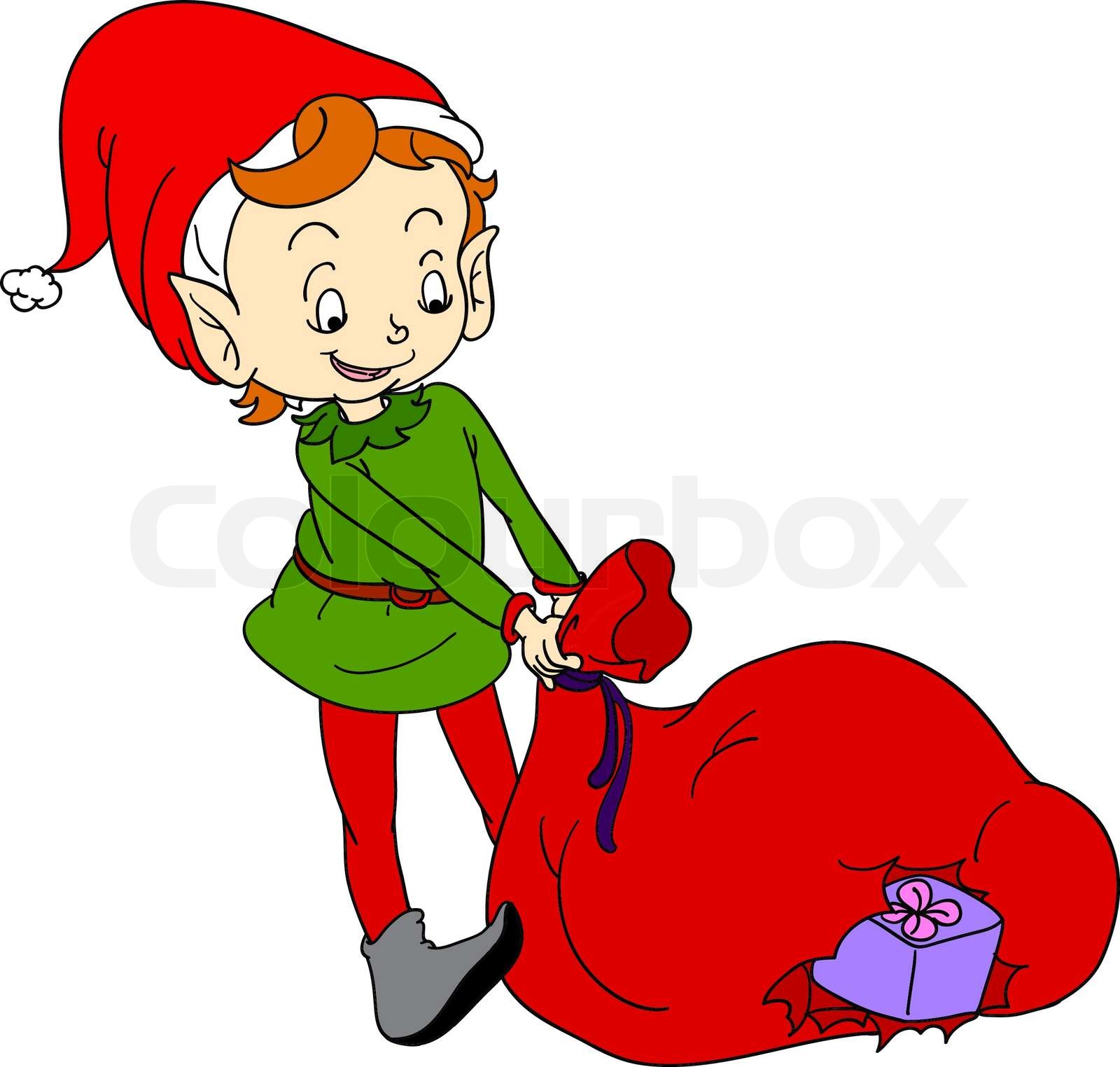 Little elf | Stock vector | Colourbox