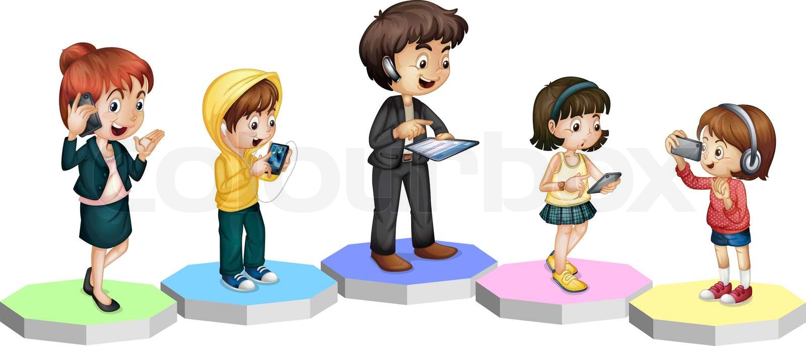 Technology Family | Stock vector | Colourbox