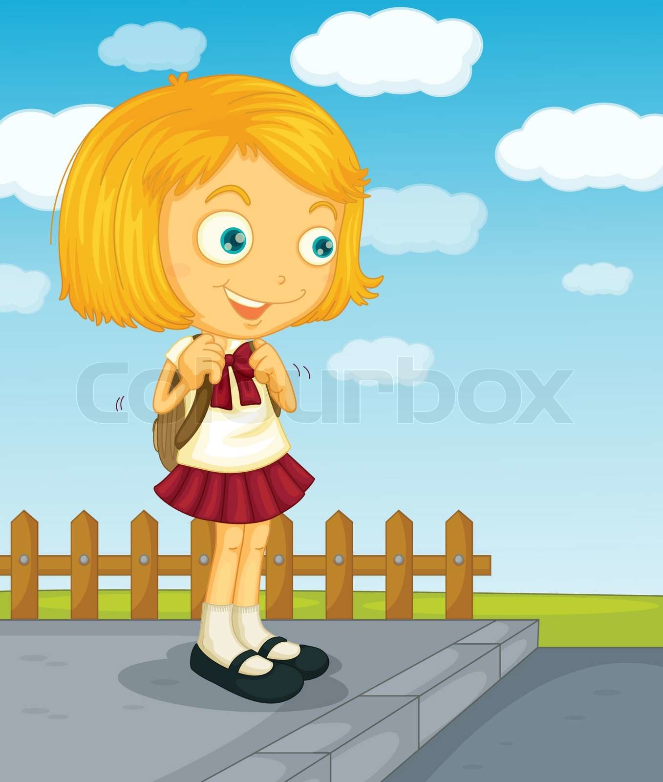 Ready for school | Stock vector | Colourbox