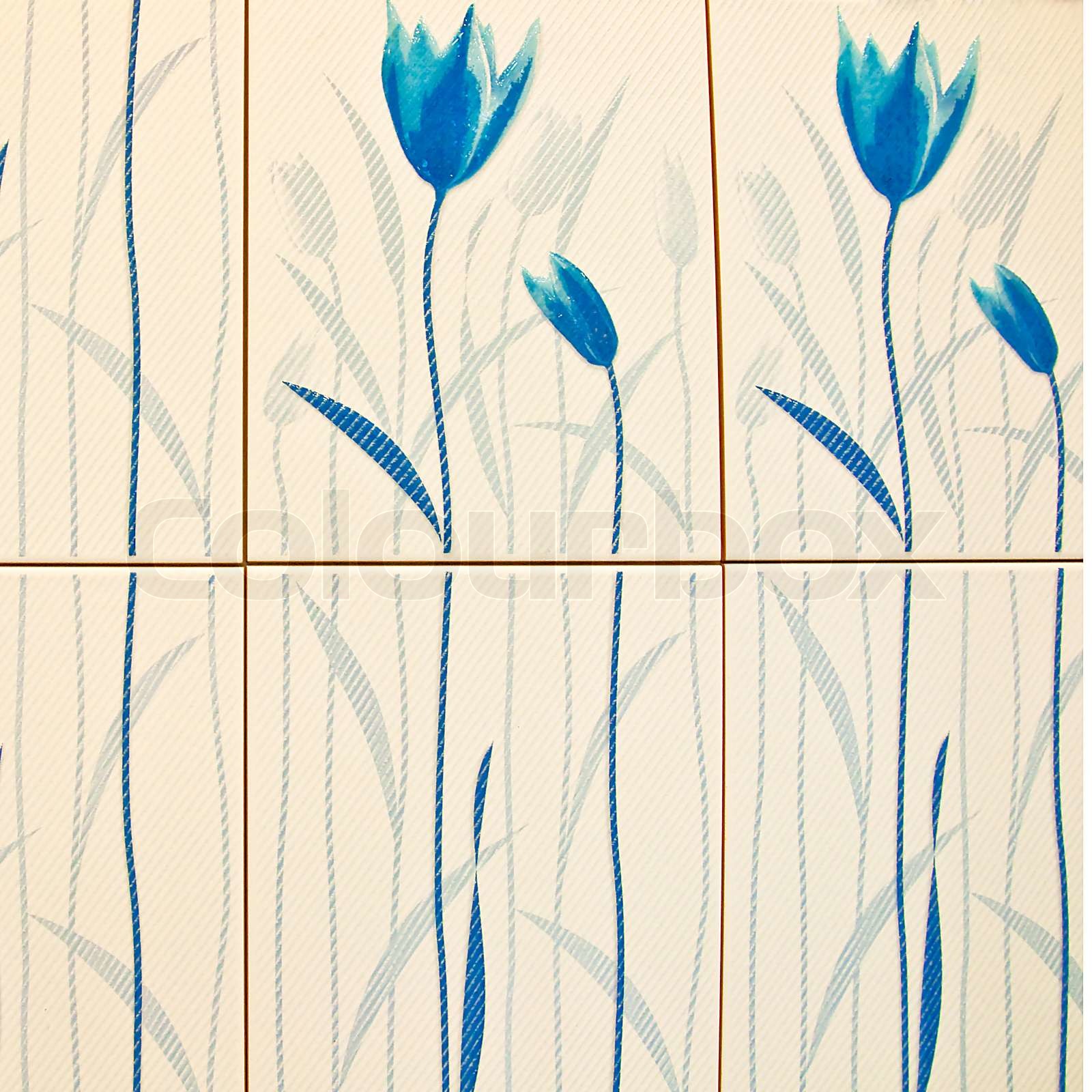 The Ceramic texture of flower | Stock image | Colourbox