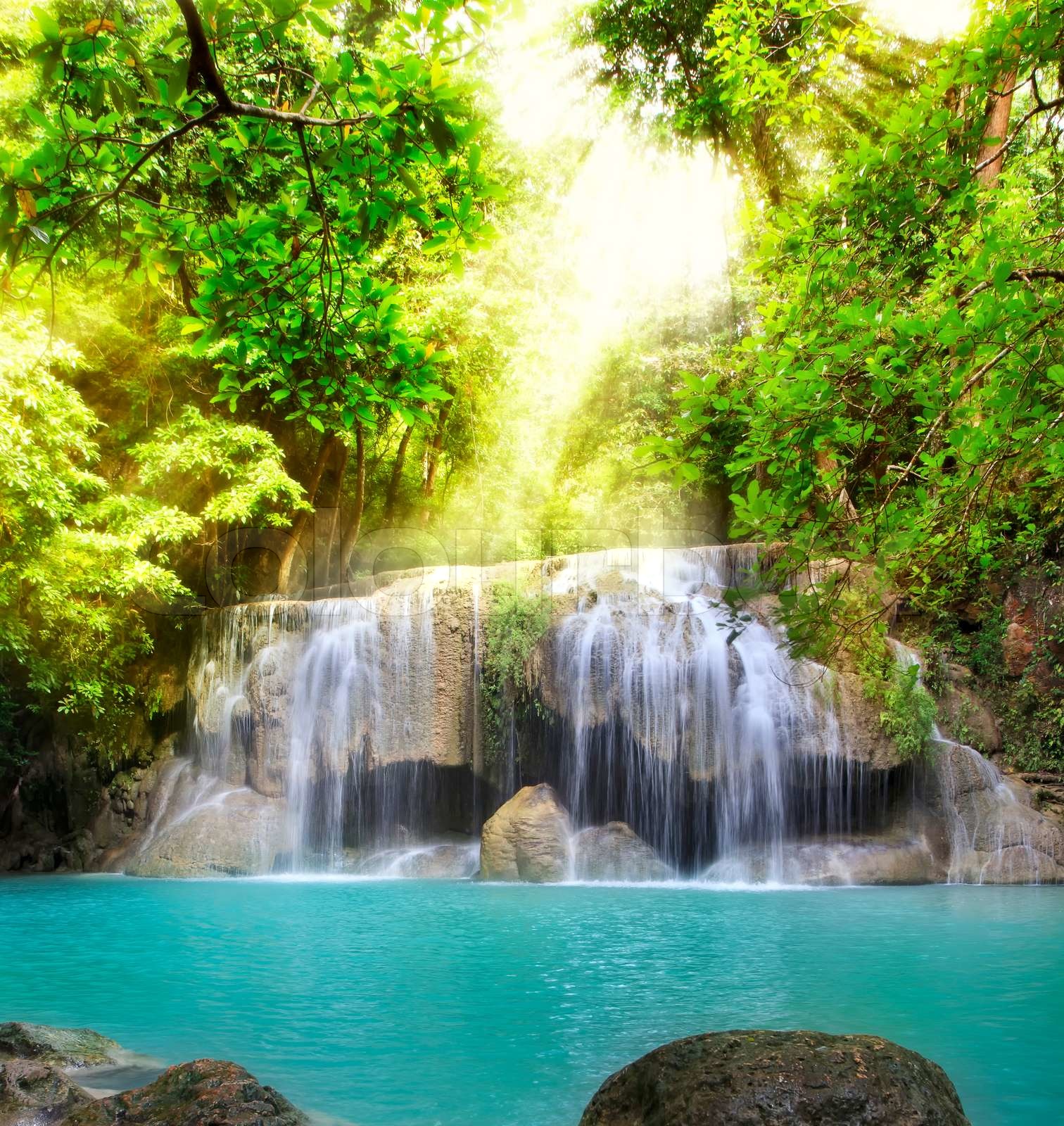 Erawan Waterfall | Stock image | Colourbox