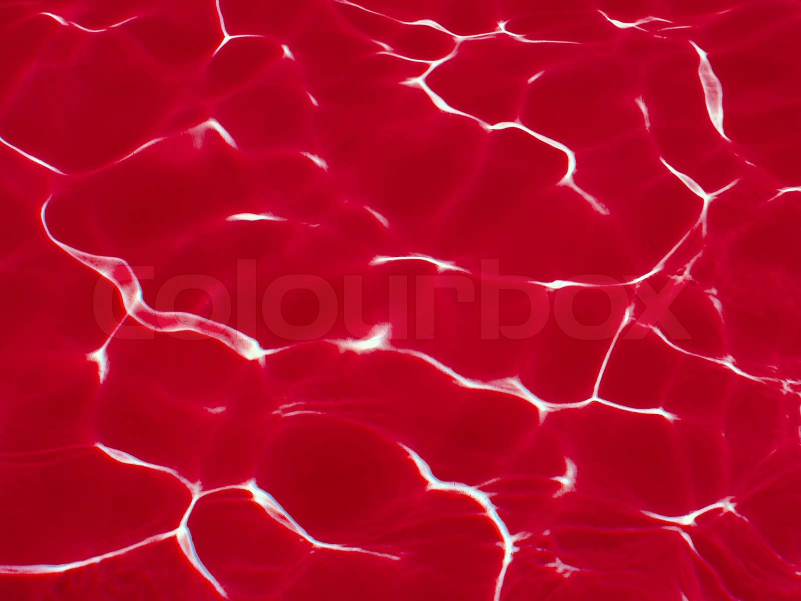 Red Swimming Pool Water | Stock image | Colourbox