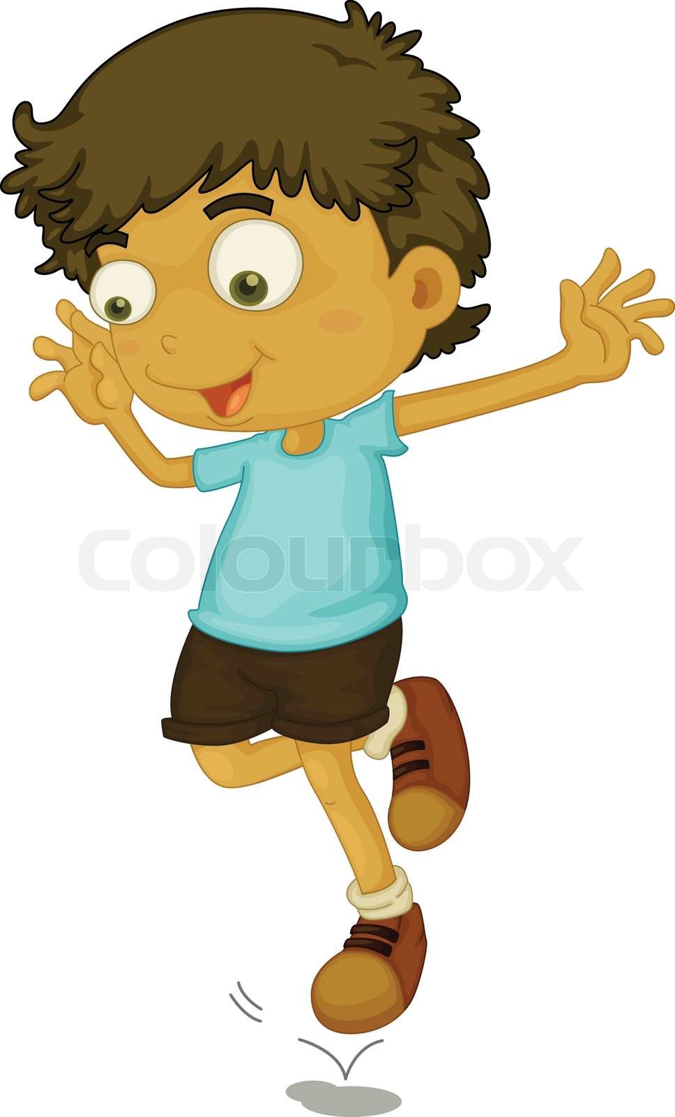 Springen | Stock-Vektor | Colourbox