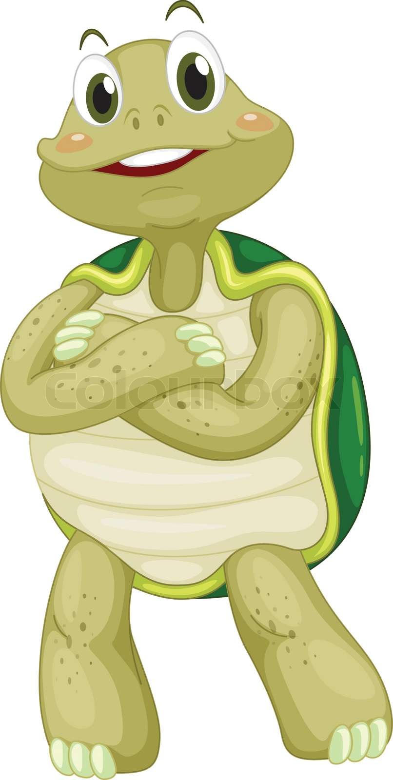 Animated turtle | Stock vector | Colourbox