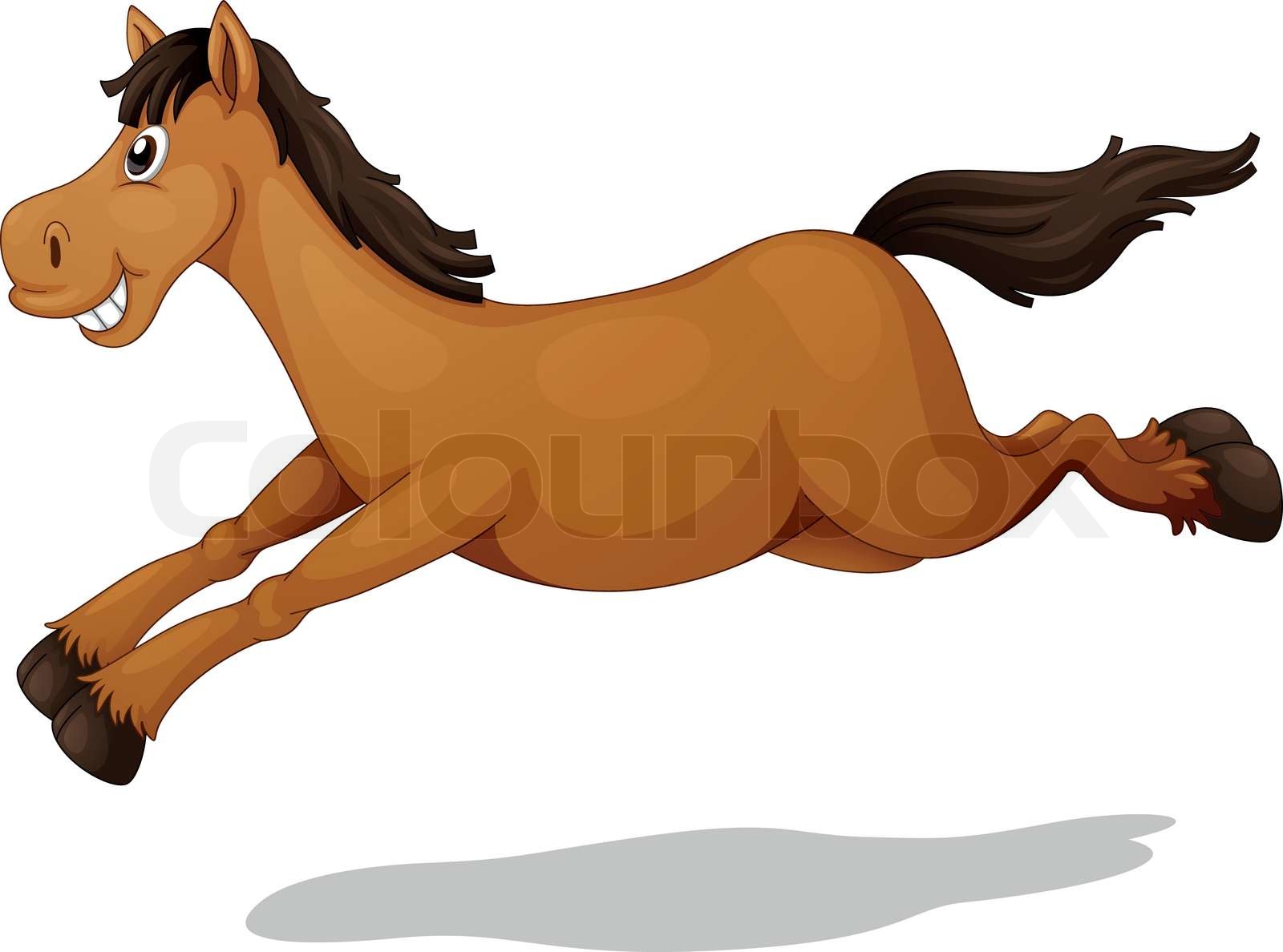 tier, cartoon, springen | Stock-Vektor | Colourbox