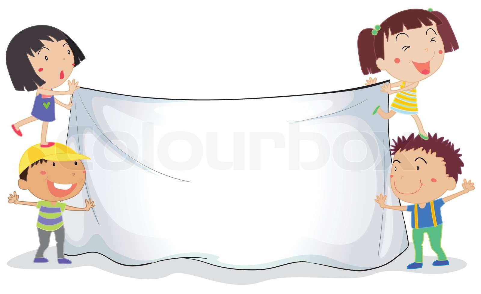 banner kids | Stock-Vektor | Colourbox