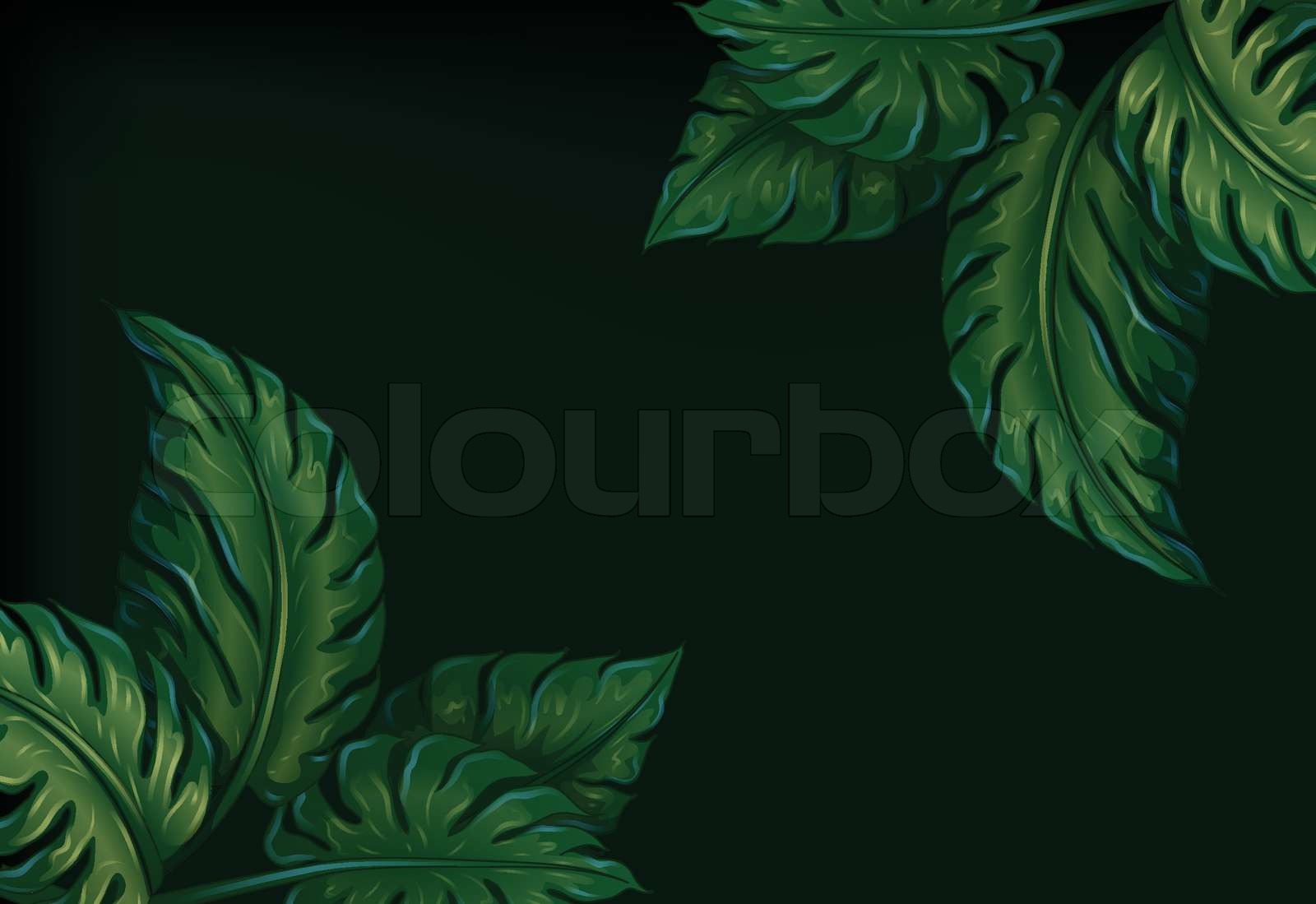 Eight leaves | Stock vector | Colourbox