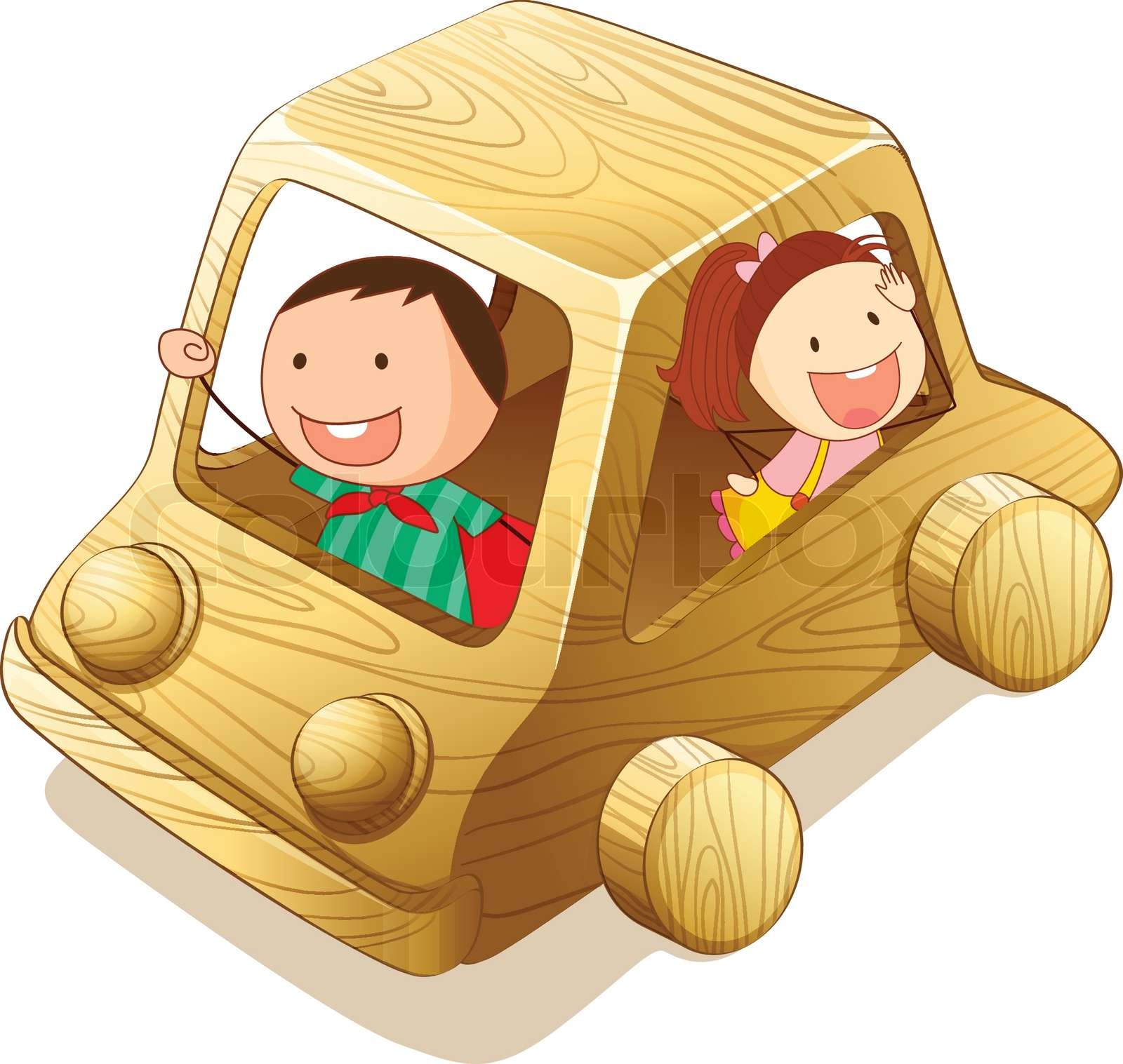 kids, kinder, auto | Stock-Vektor | Colourbox