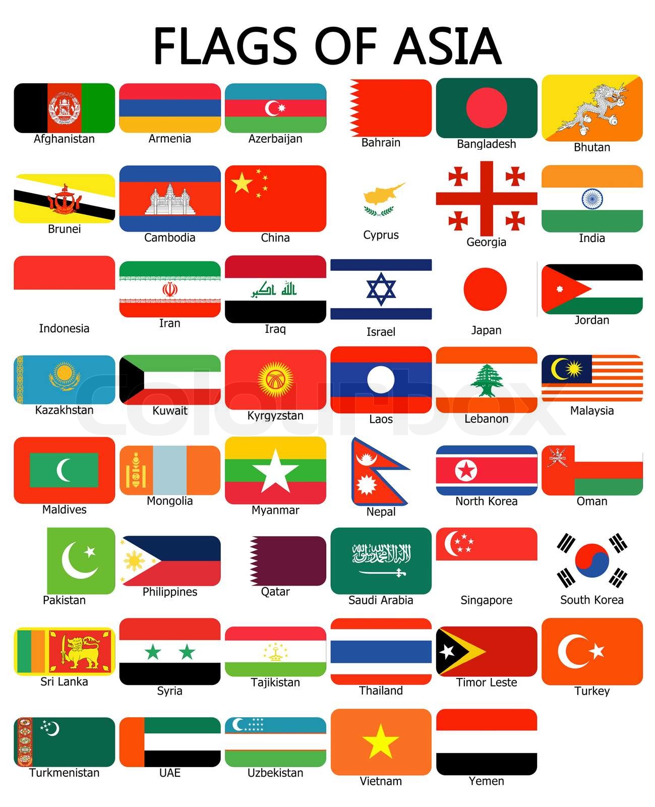 Complete set of Flags | Stock image | Colourbox