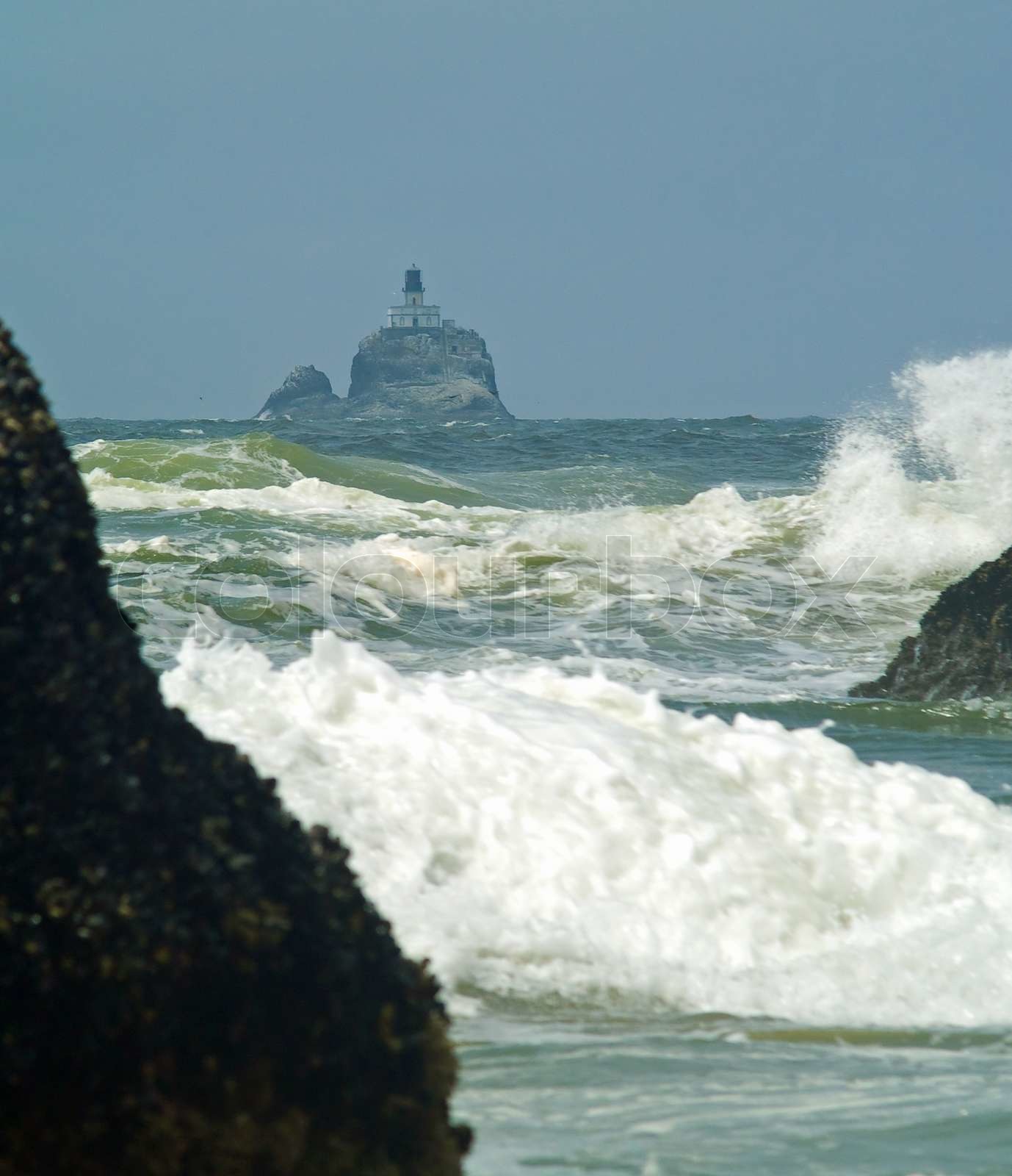 Terrible Tilly Lighthouse on Oregon Coast | Stock image | Colourbox