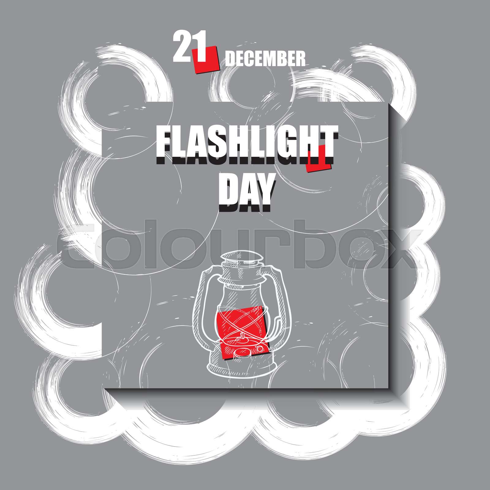Flashlight Day | Stock vector | Colourbox