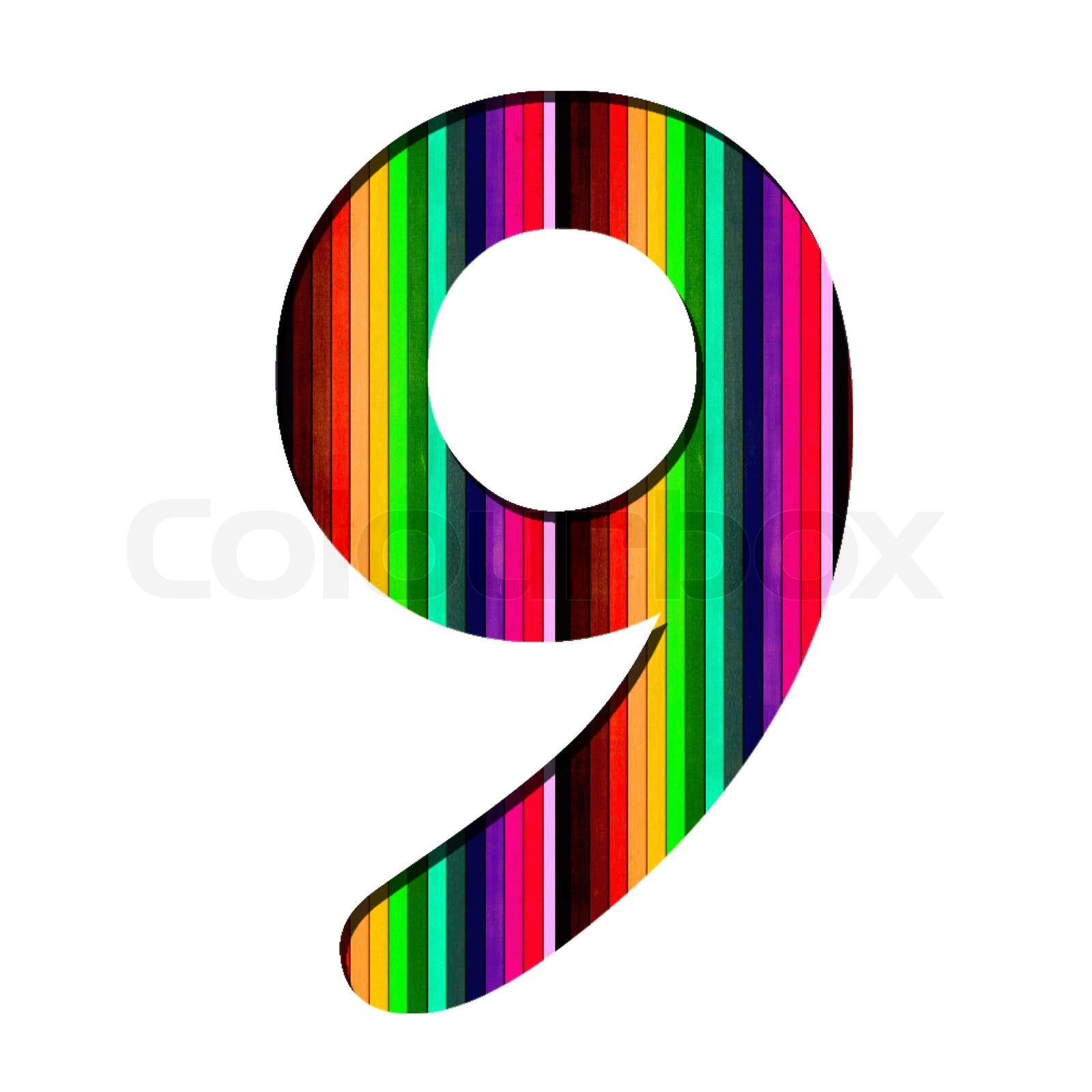 Number made from colorful numbers | Stock image | Colourbox