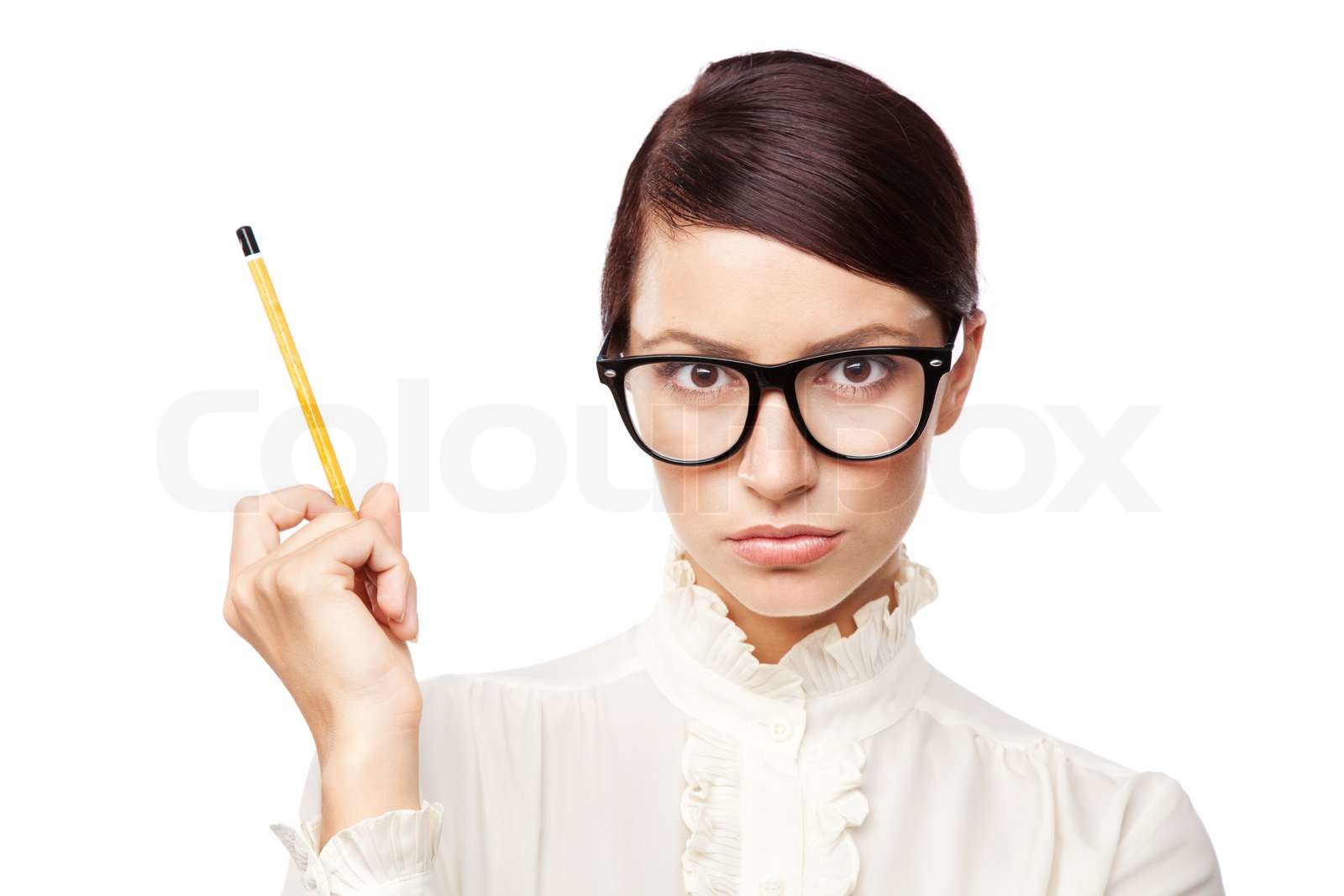 Strict business woman | Stock image | Colourbox
