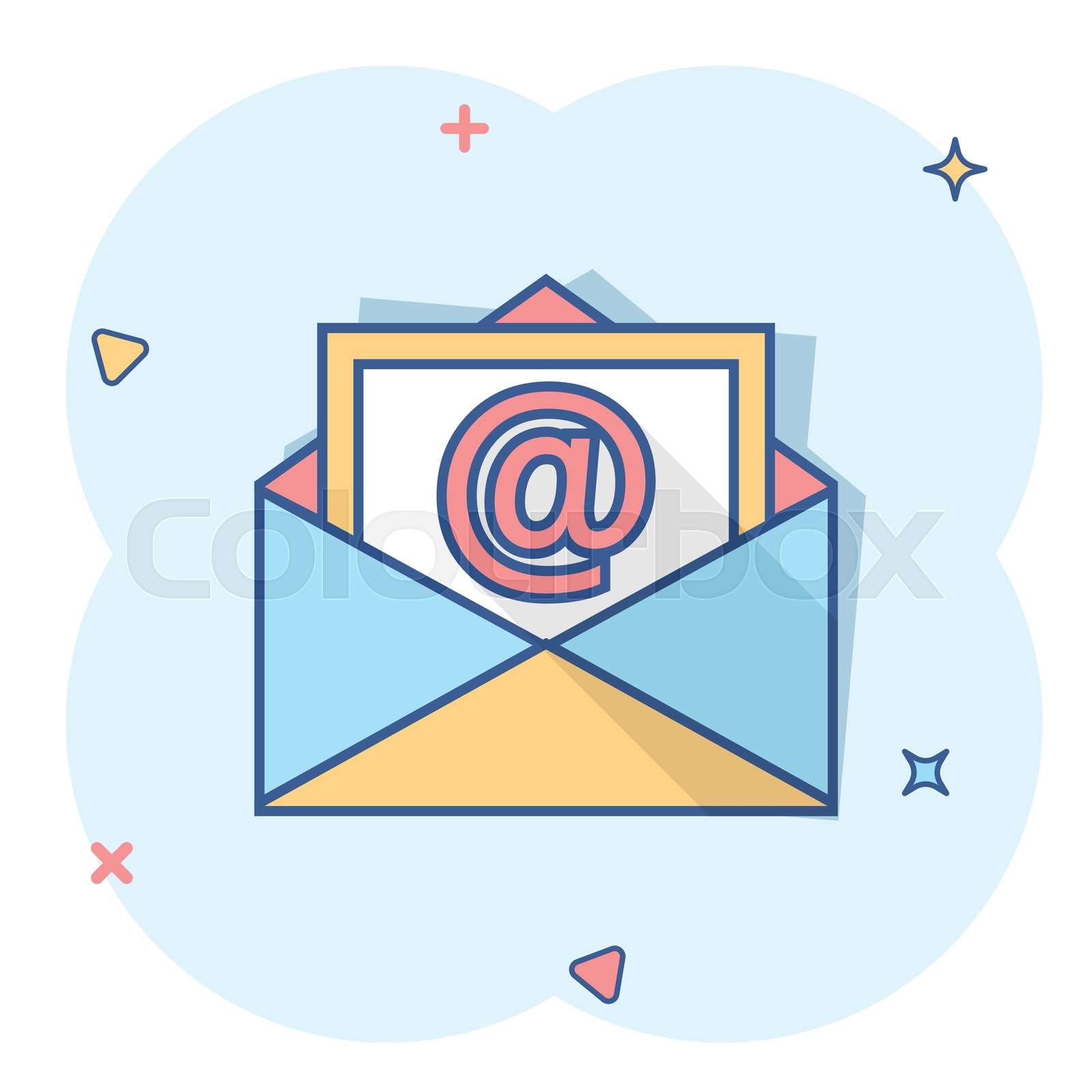 Email Icon Cartoon
