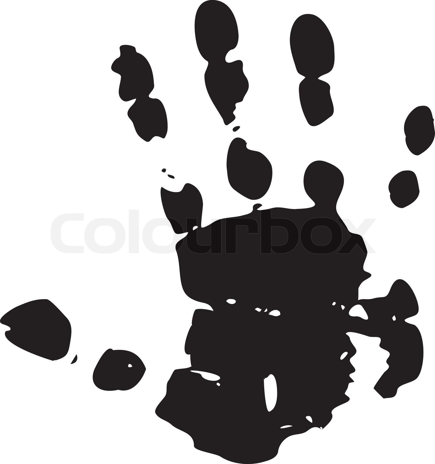 Hand Print | Stock vector | Colourbox